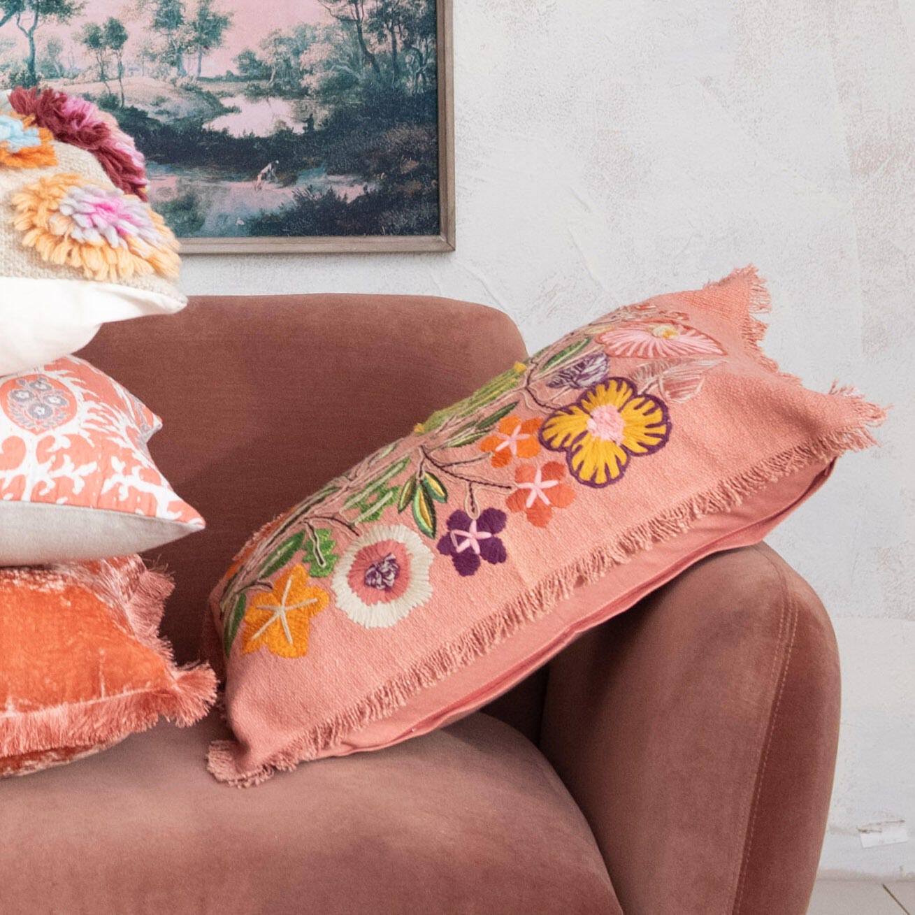 Click here for Storied Home Lumbar Pillow  Multi prices