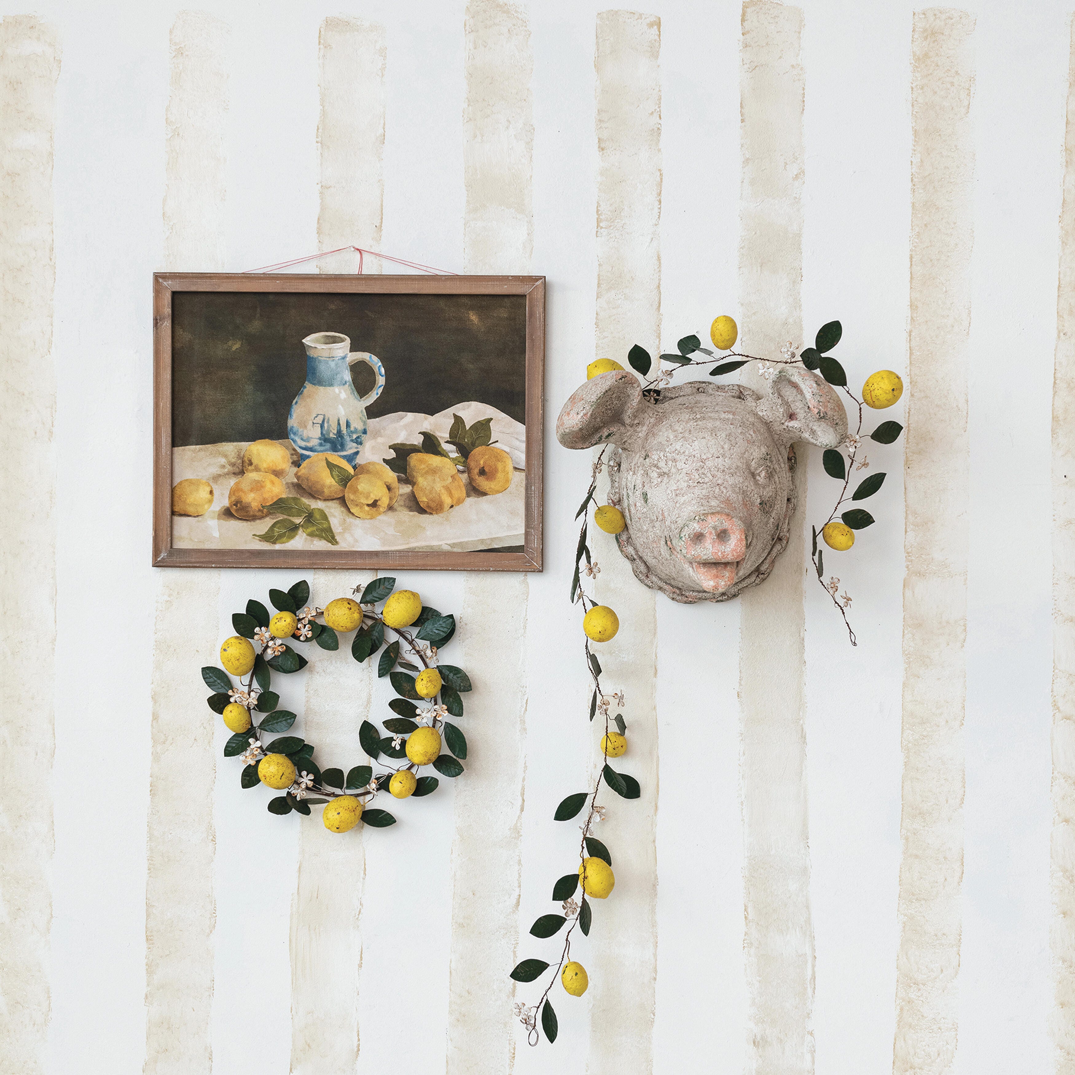 Click here for Storied Home Citrus Charm Framed Wall Art 1 x 18... prices