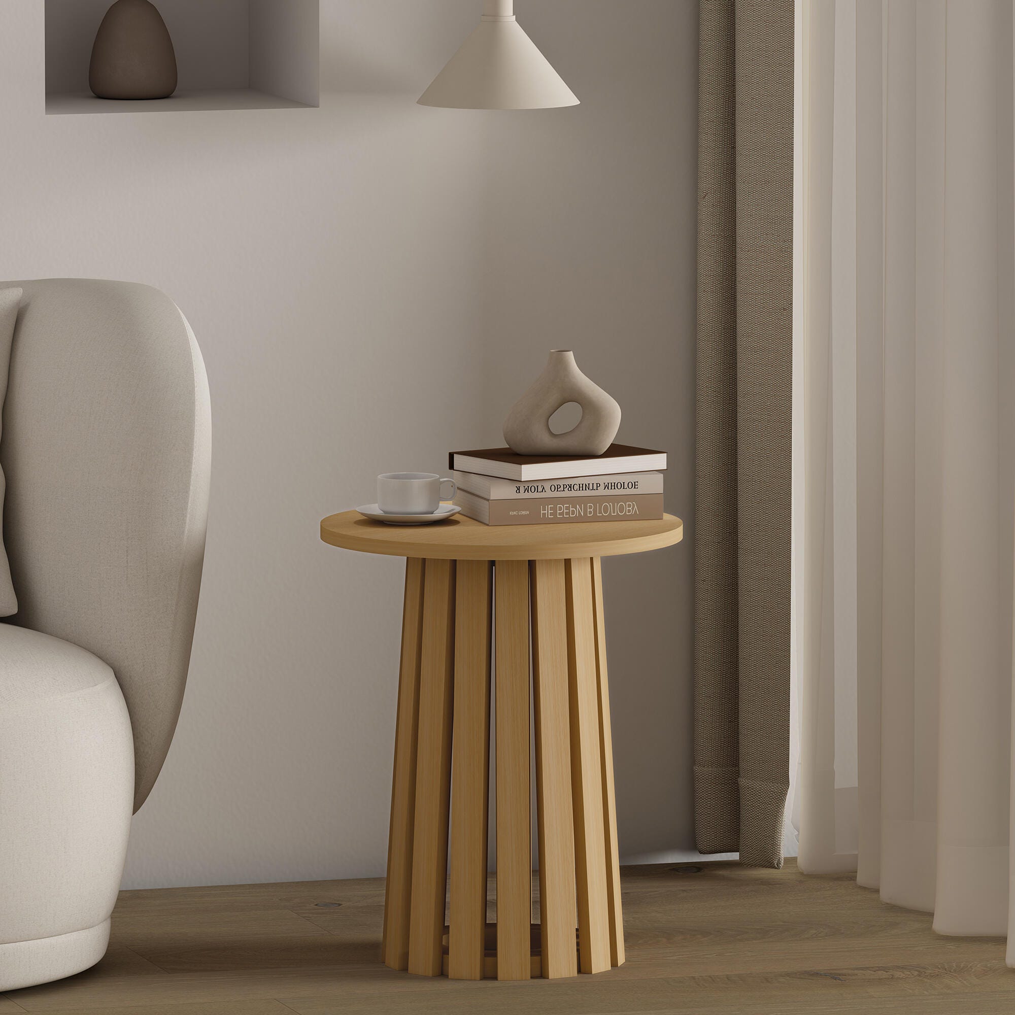 Click here for Manhattan Comfort Layla End Table  Natural Oak prices