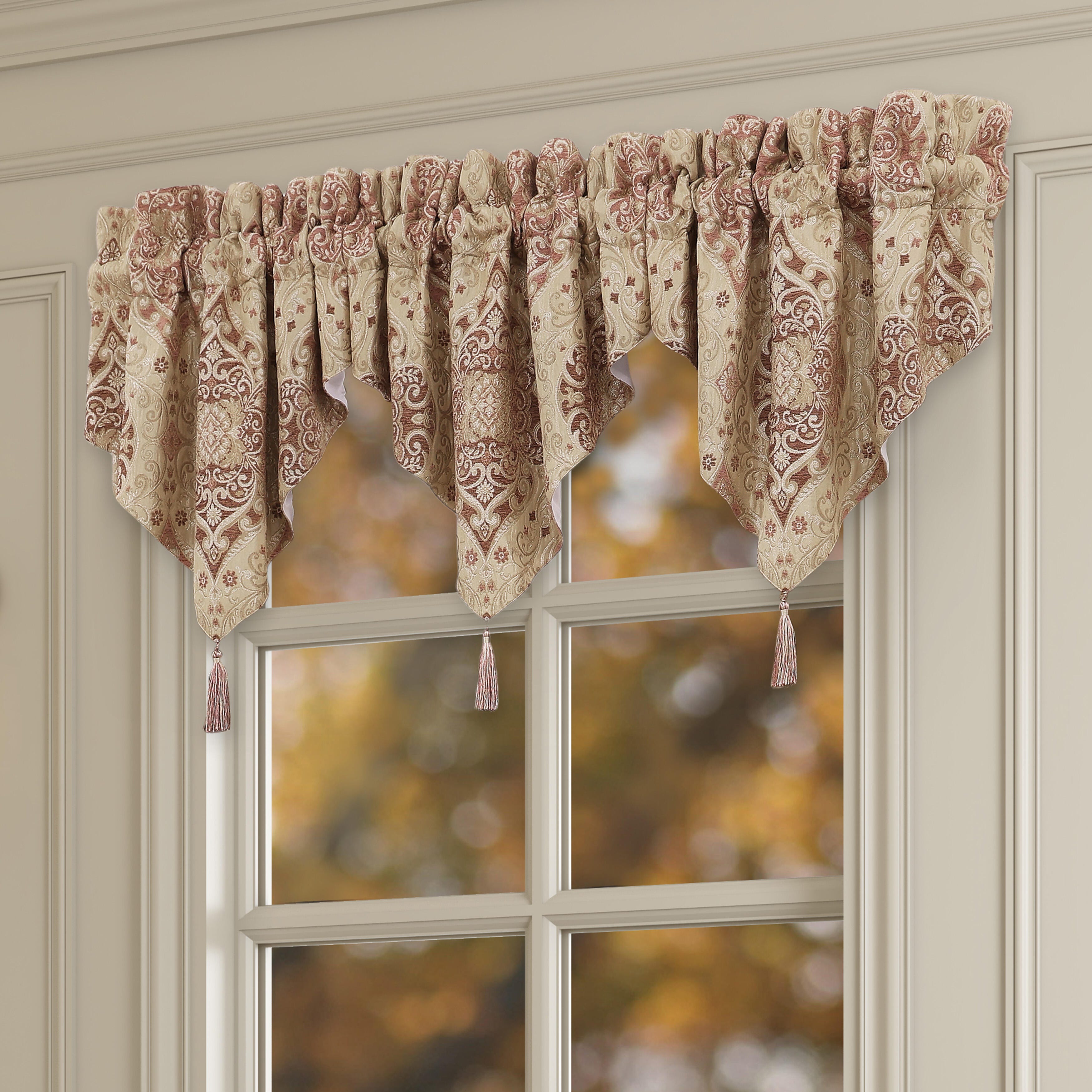 Click here for J. Queen New York Weston Ascot Valance  Terracotta prices