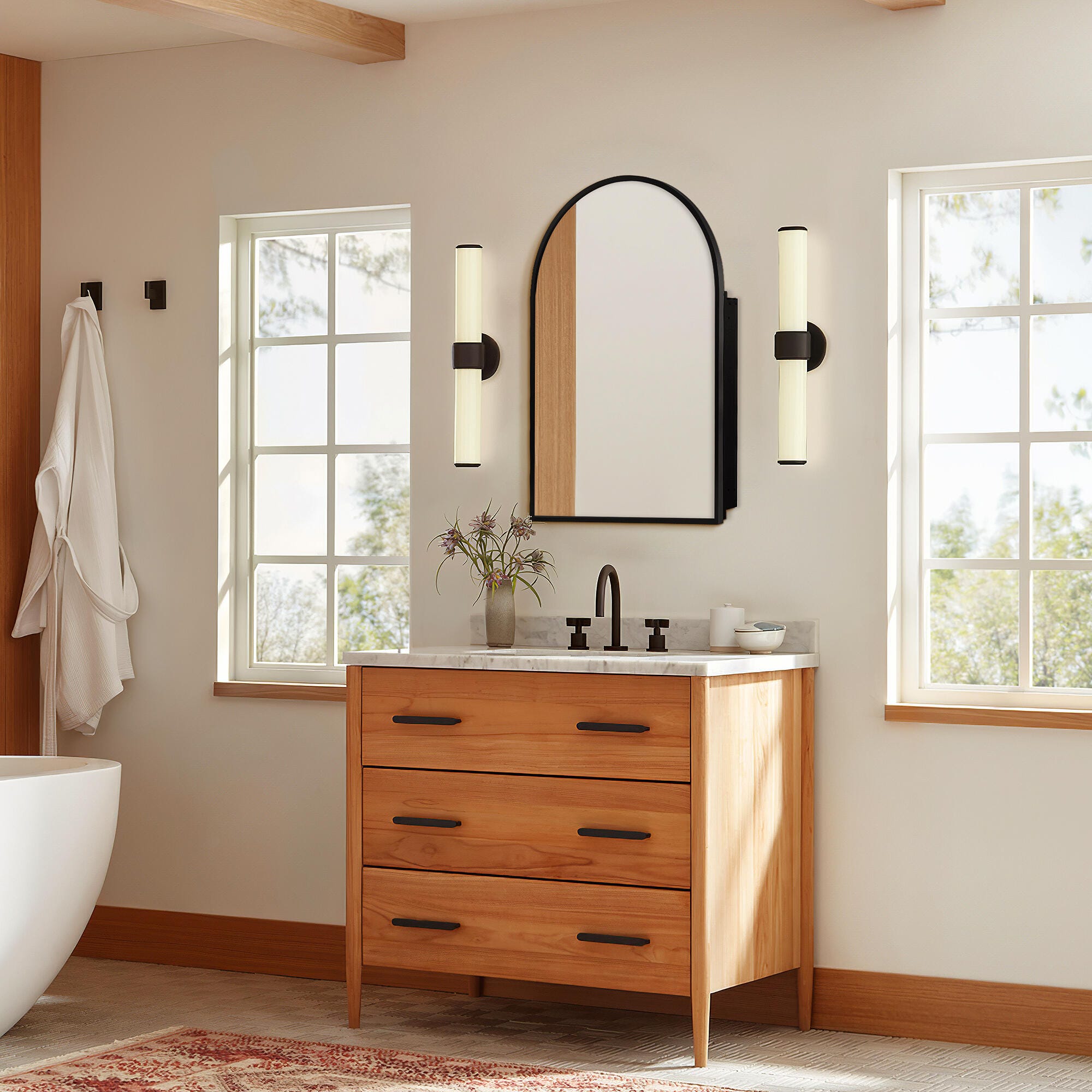 Click here for Dovelina Feronia Medicine Cabinet with Mirror  Bla... prices