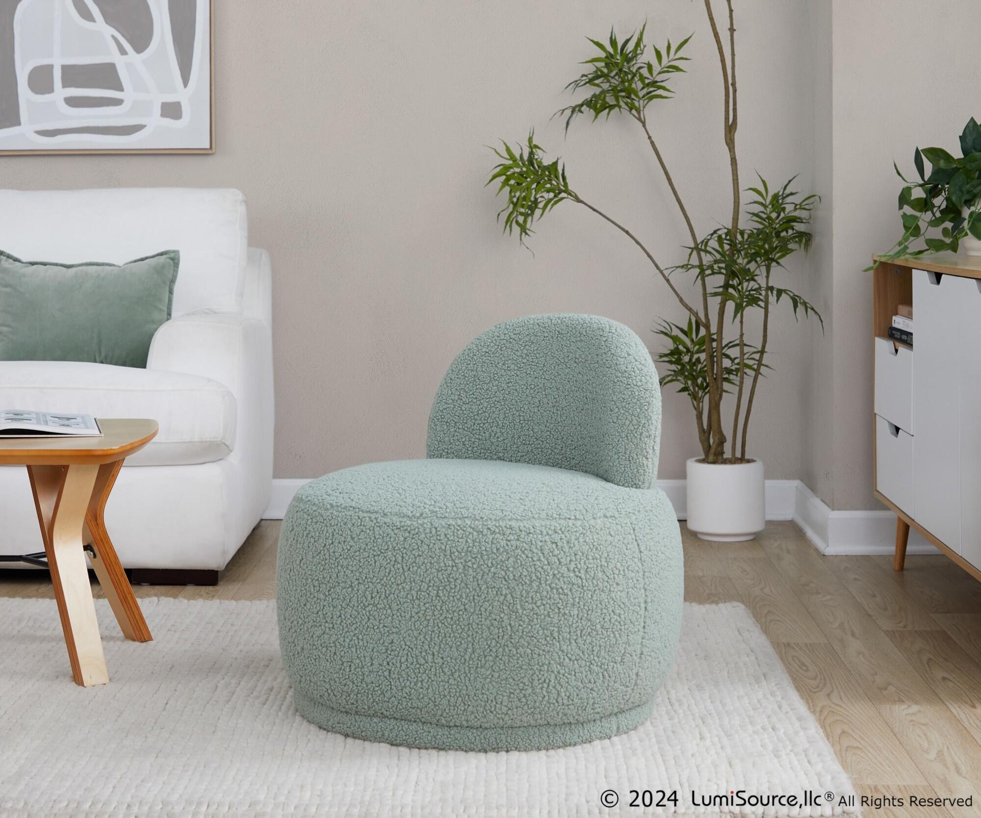 Click here for LumiSource Kimi Accent Chair  Green prices