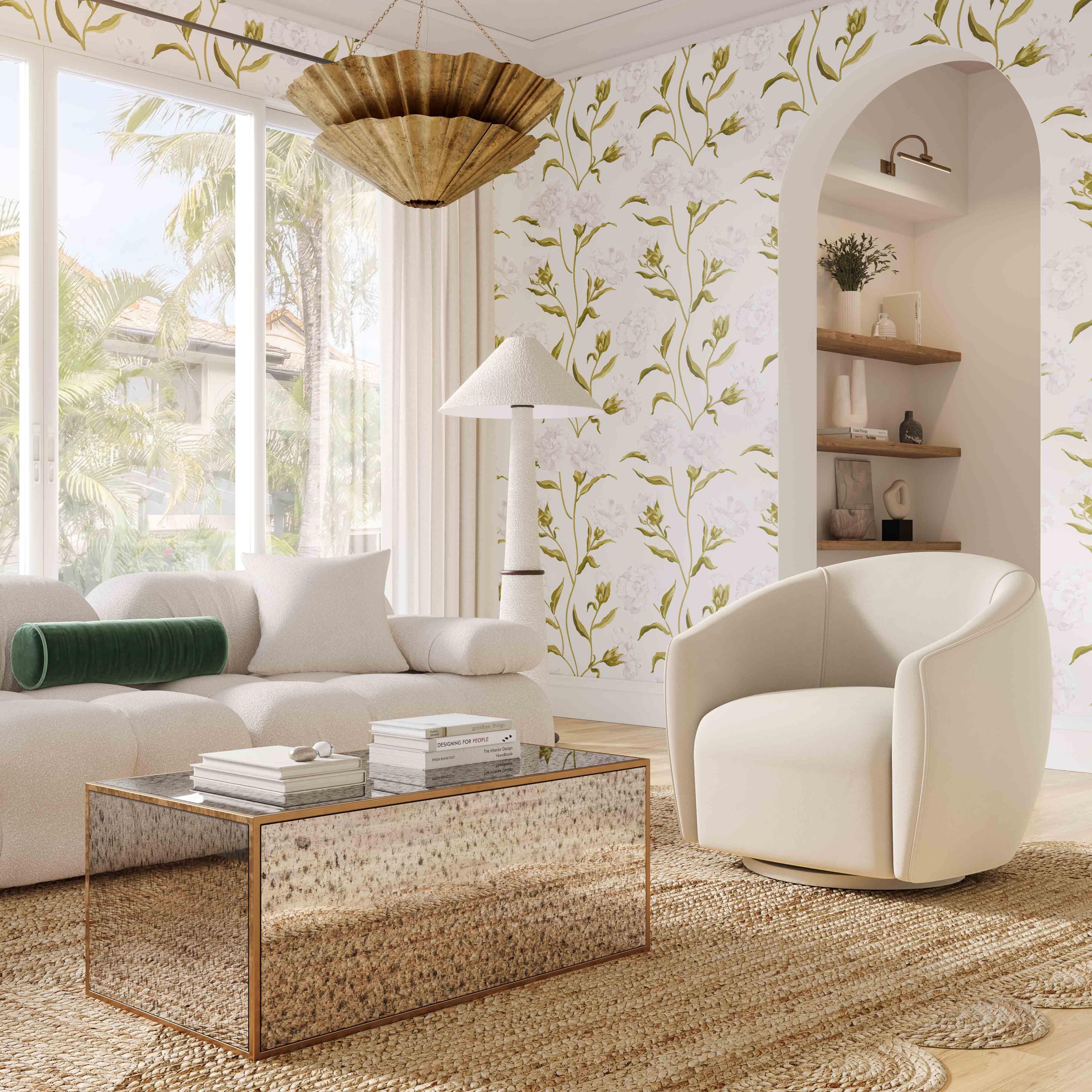 Click here for TOV Furniture Jordan Swivel Chair  Cream prices