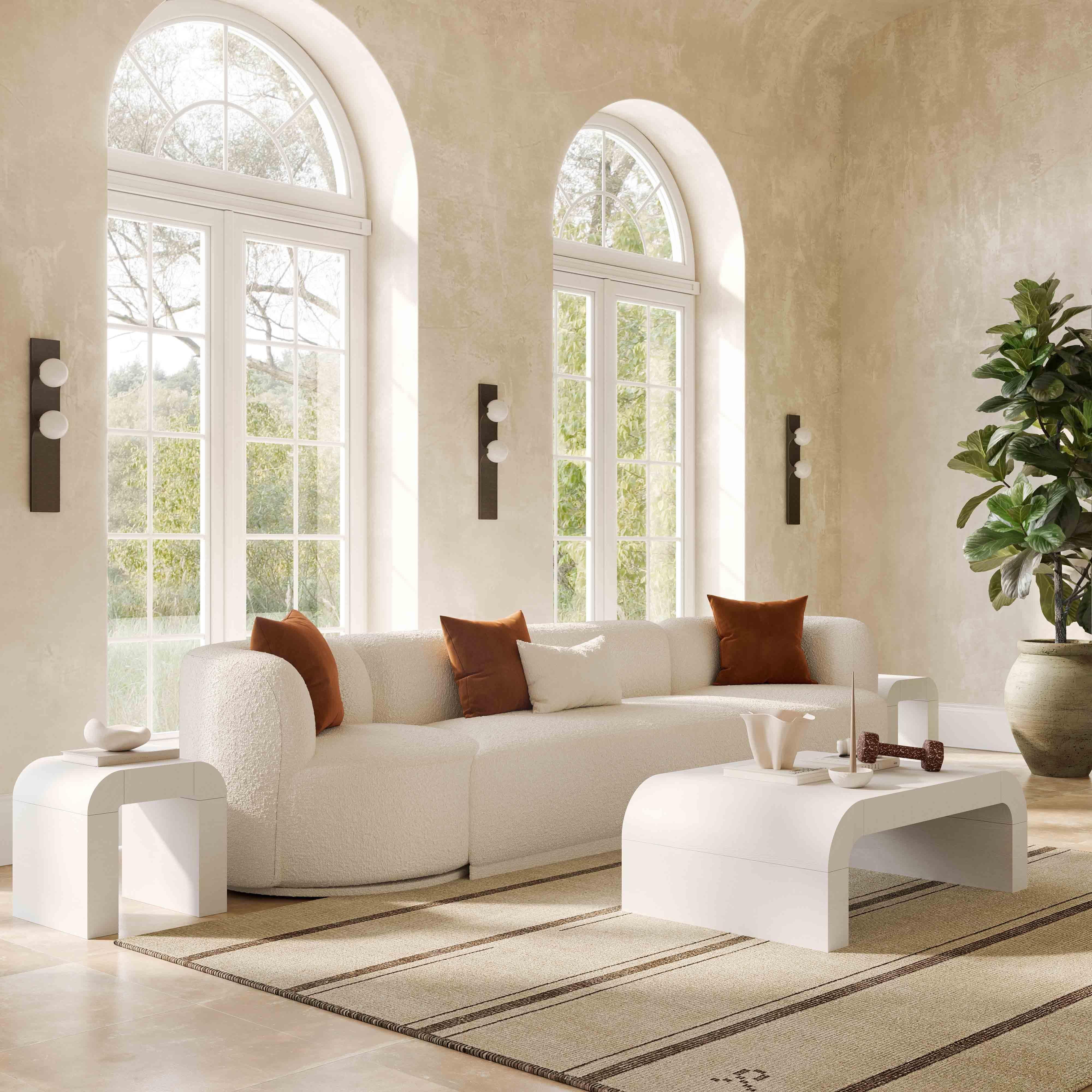 Click here for TOV Furniture Hump Coffee Table  White prices