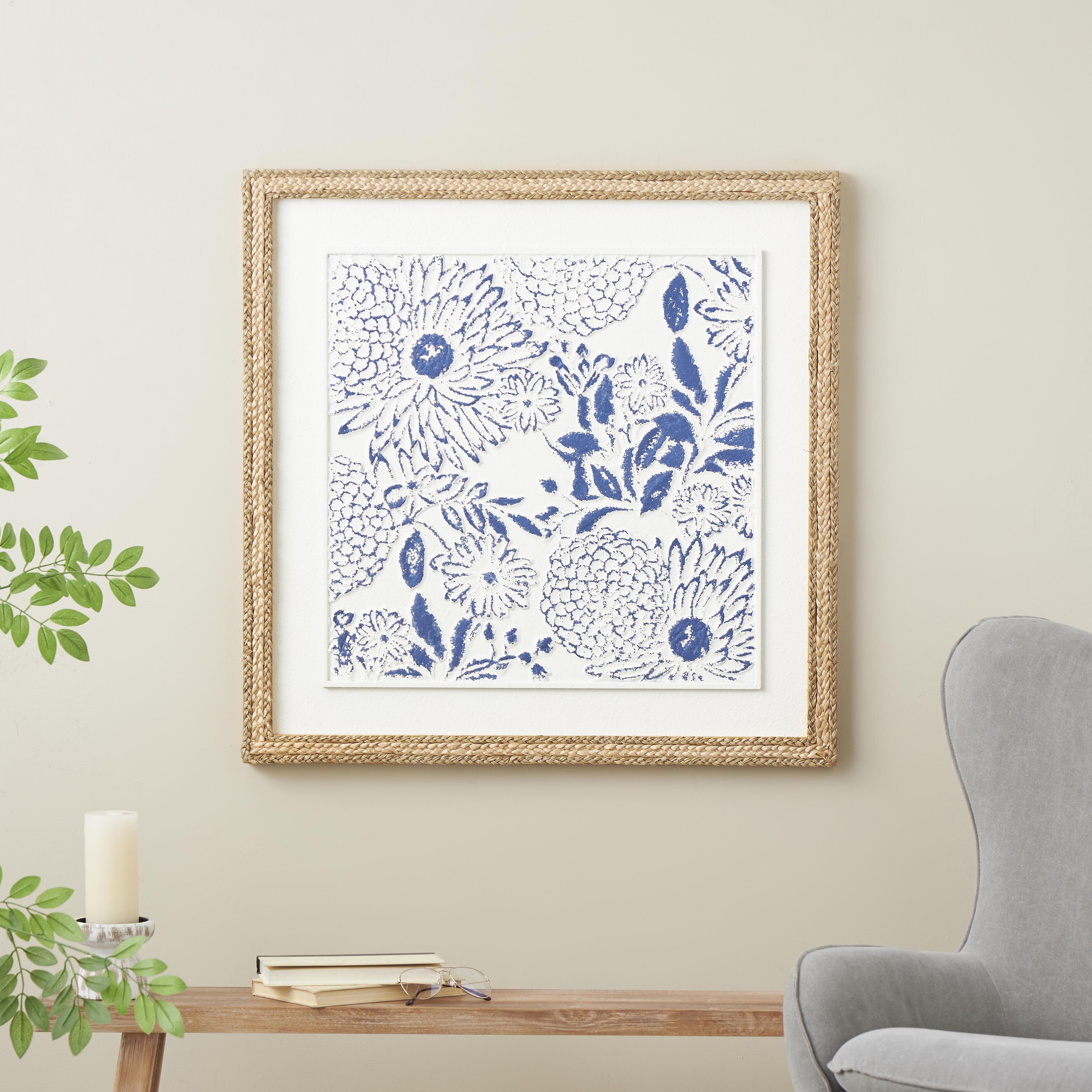 Click here for Bayberry Lane Handmade Seagrass Frame with Wall De... prices