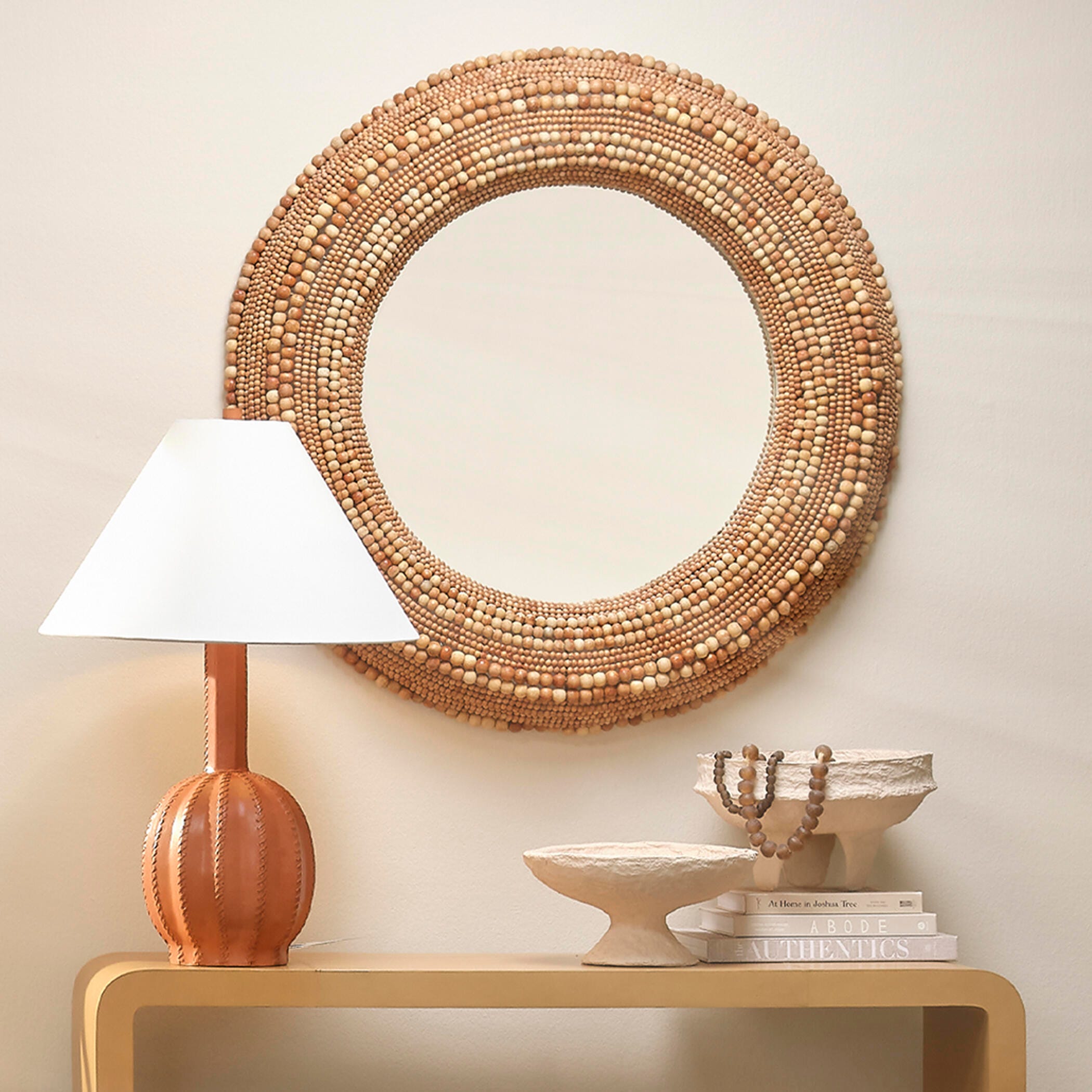 Click here for Relaxed Elegance Miramar Wall Mirror  Natural prices