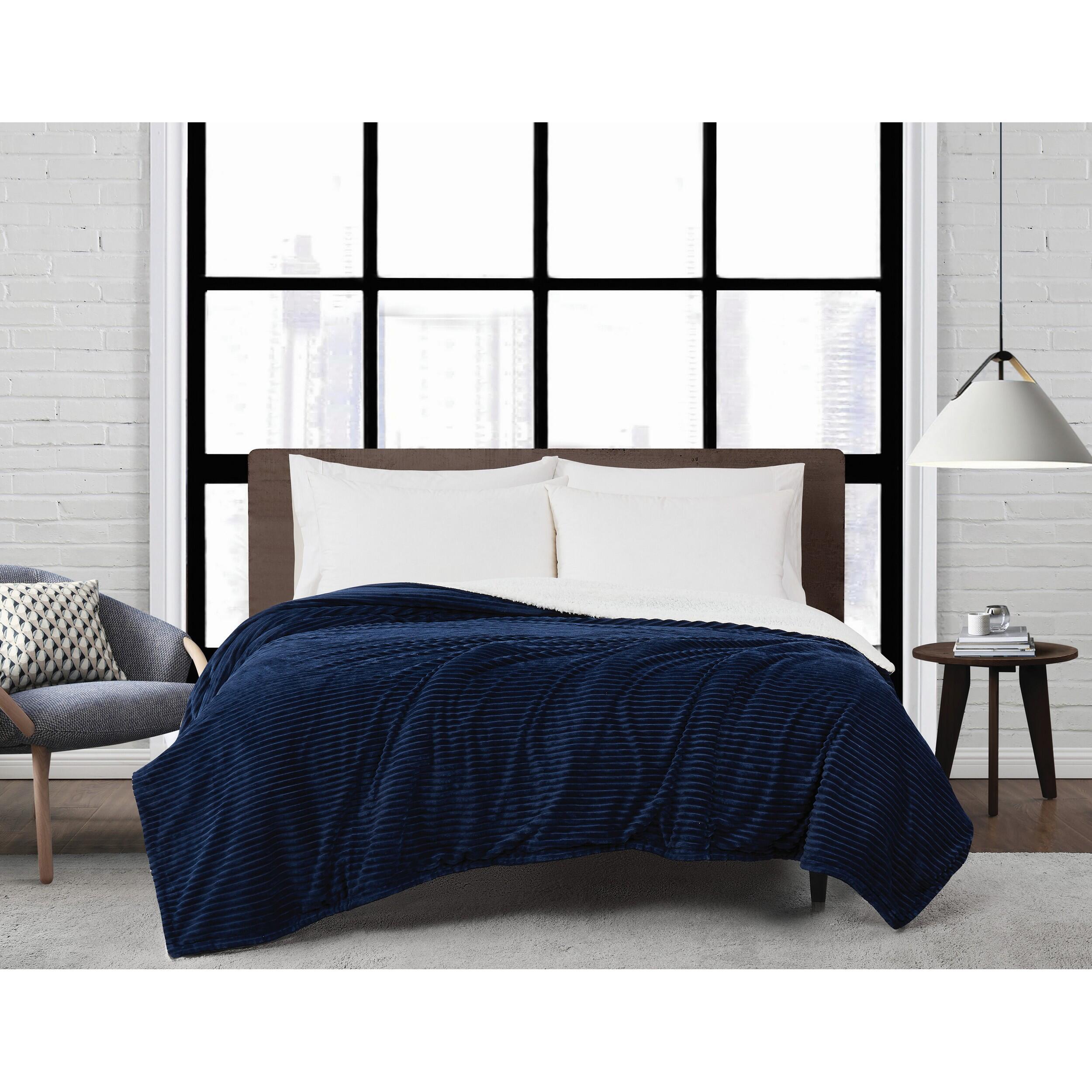 Click here for Brooklyn Loom Corduroy Blanket  Blue prices