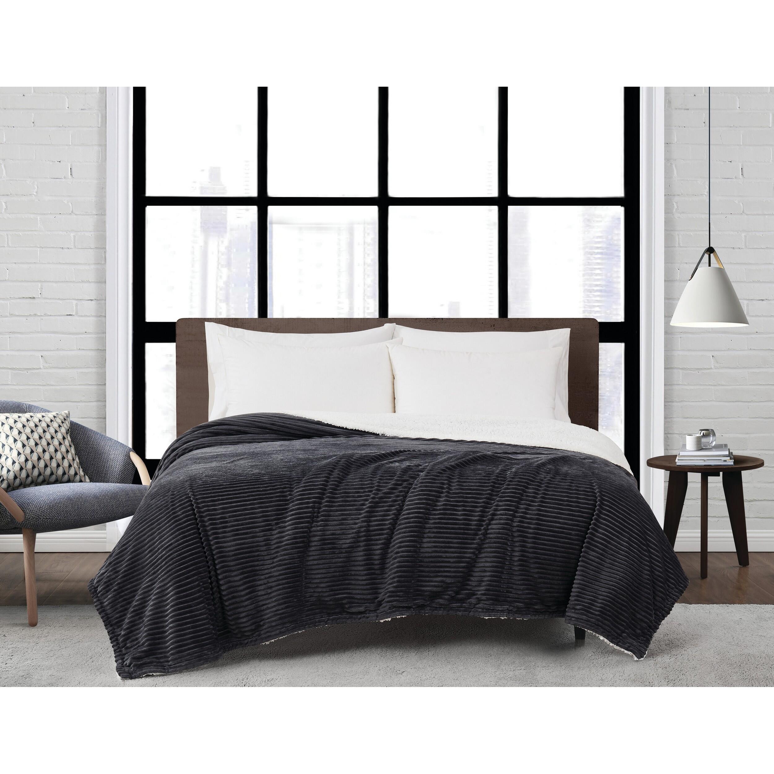 Click here for London Fog Blanket  Gray prices