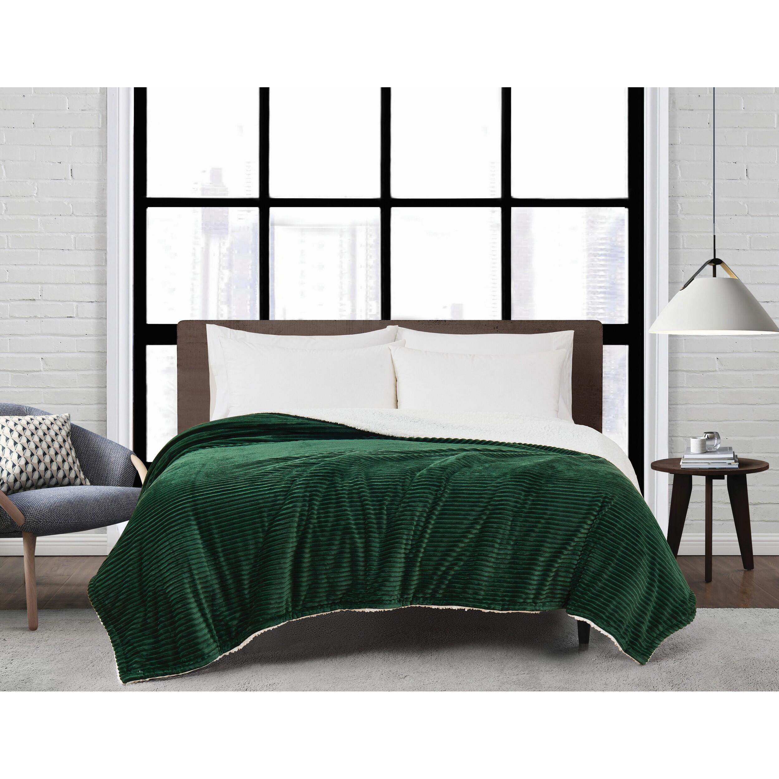 Click here for London Fog Blanket  Green prices