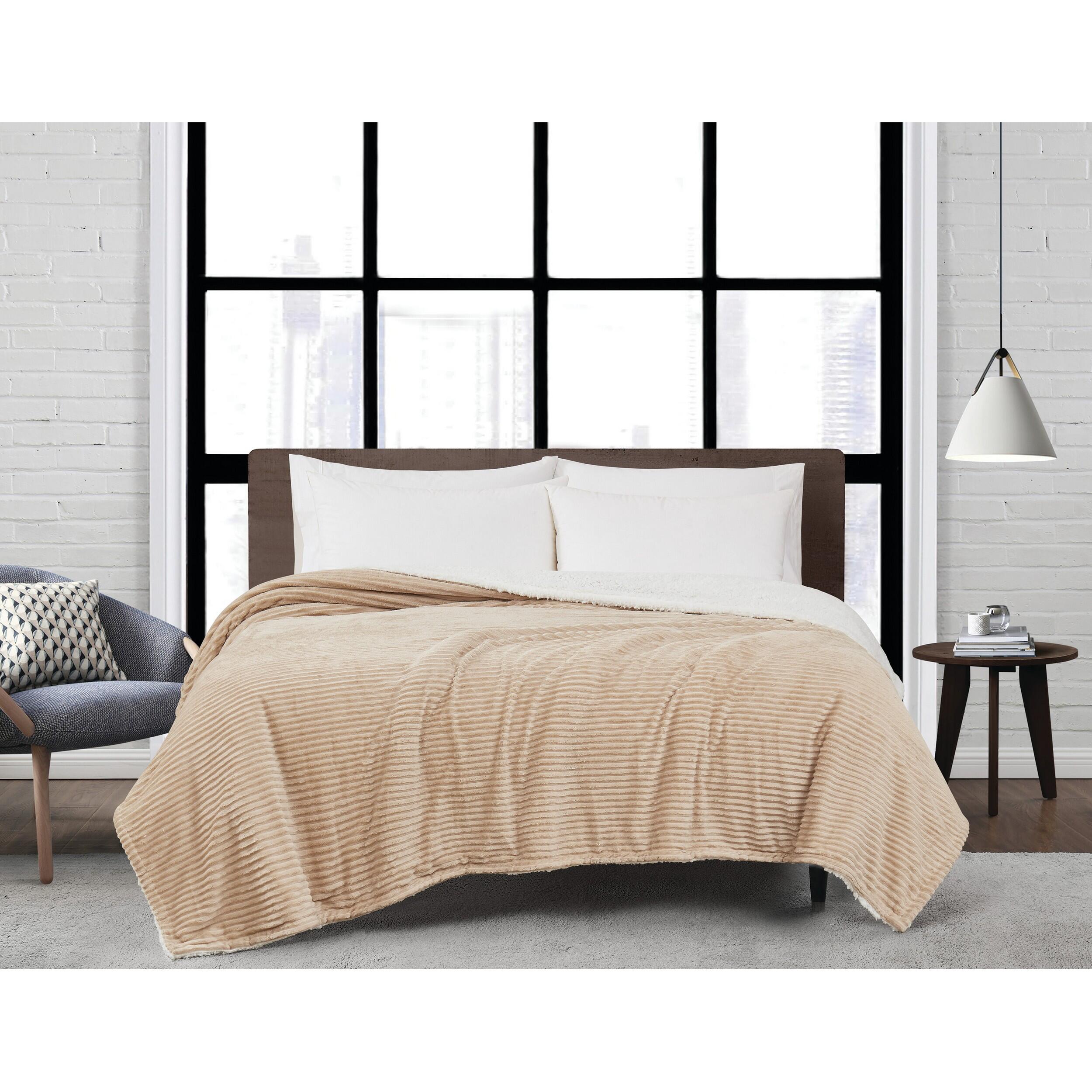 Click here for London Fog Blanket  Tan prices