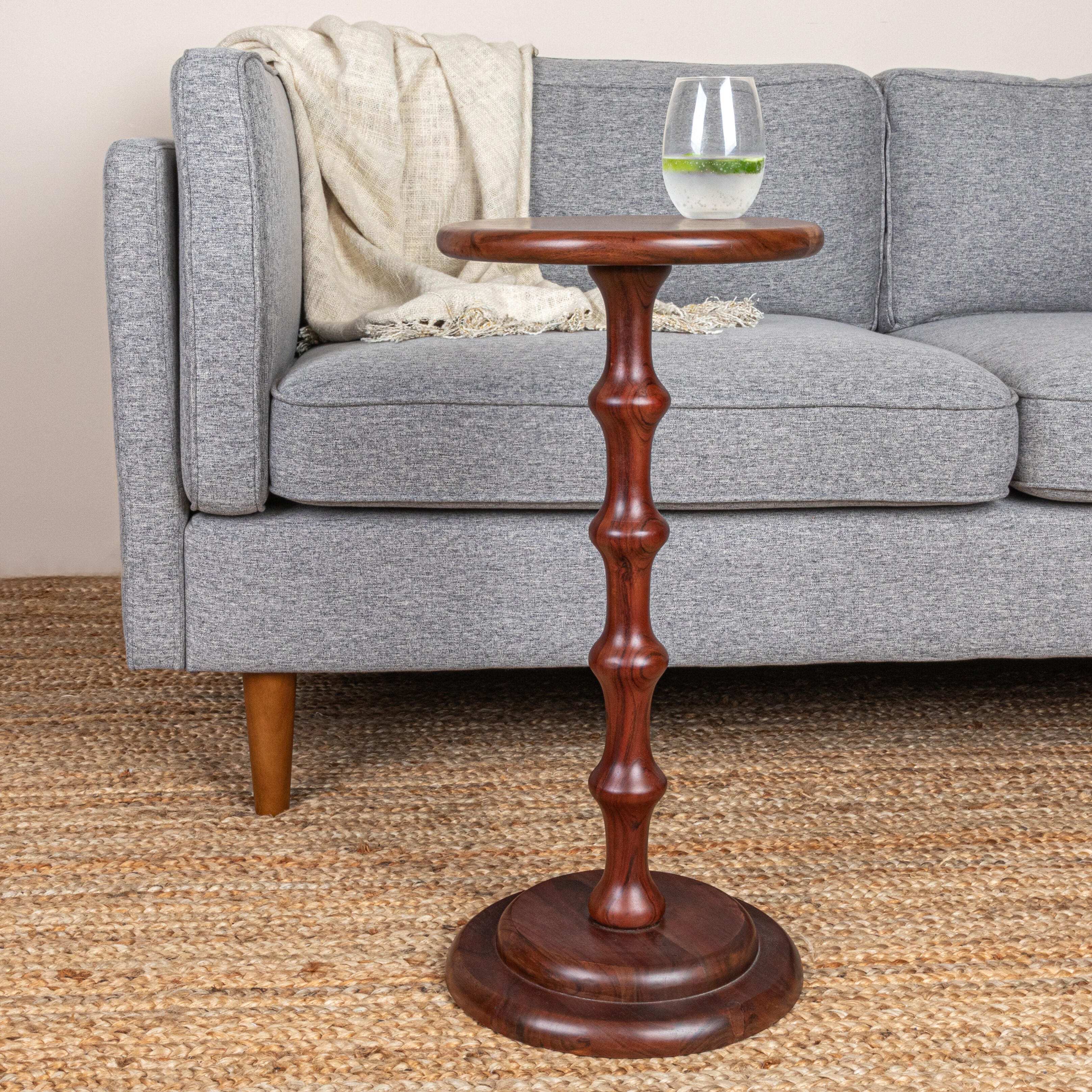 Click here for Storied Home Ergo Side Table  Dark Chestnut prices