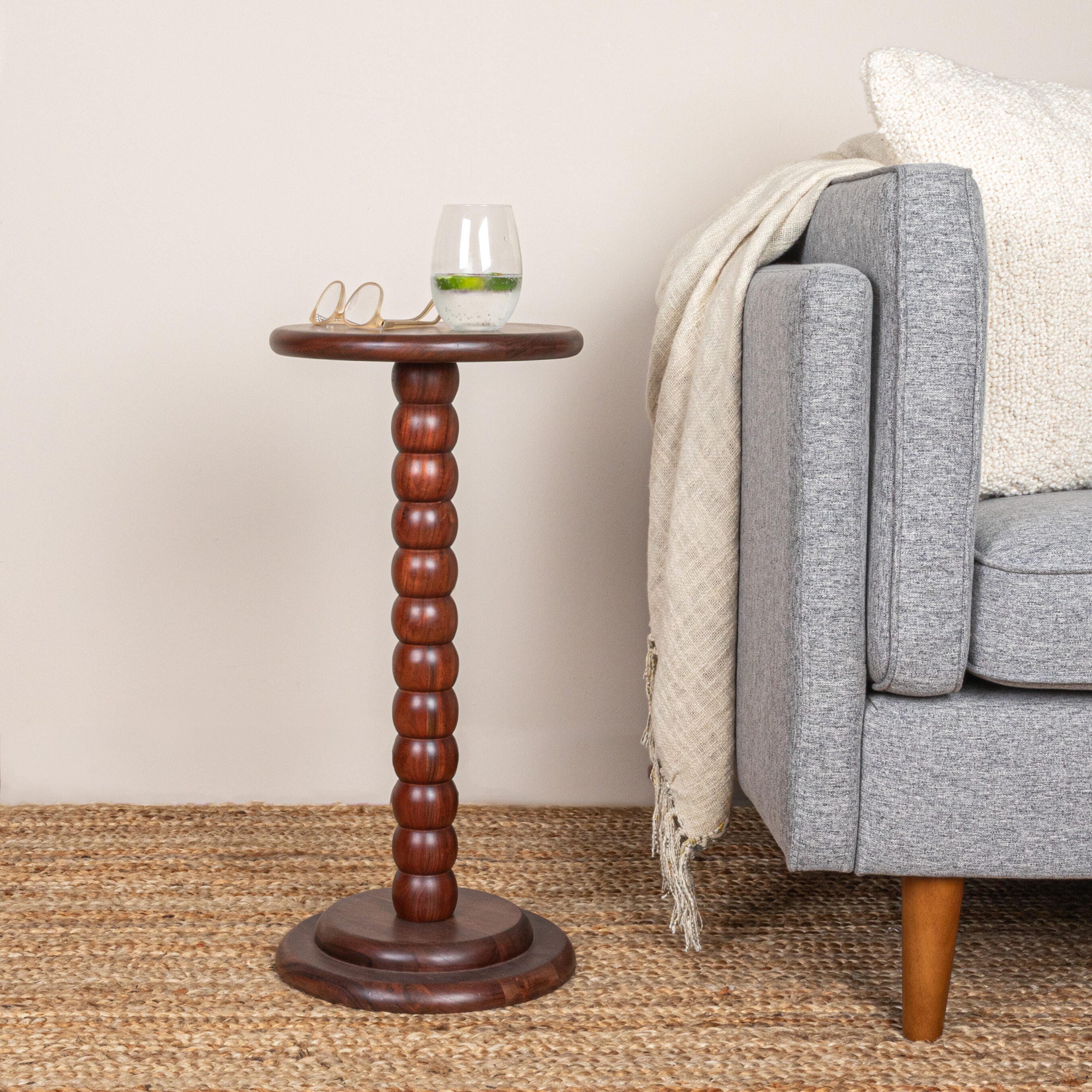 Click here for Storied Home Side Table  Dark Chestnut prices