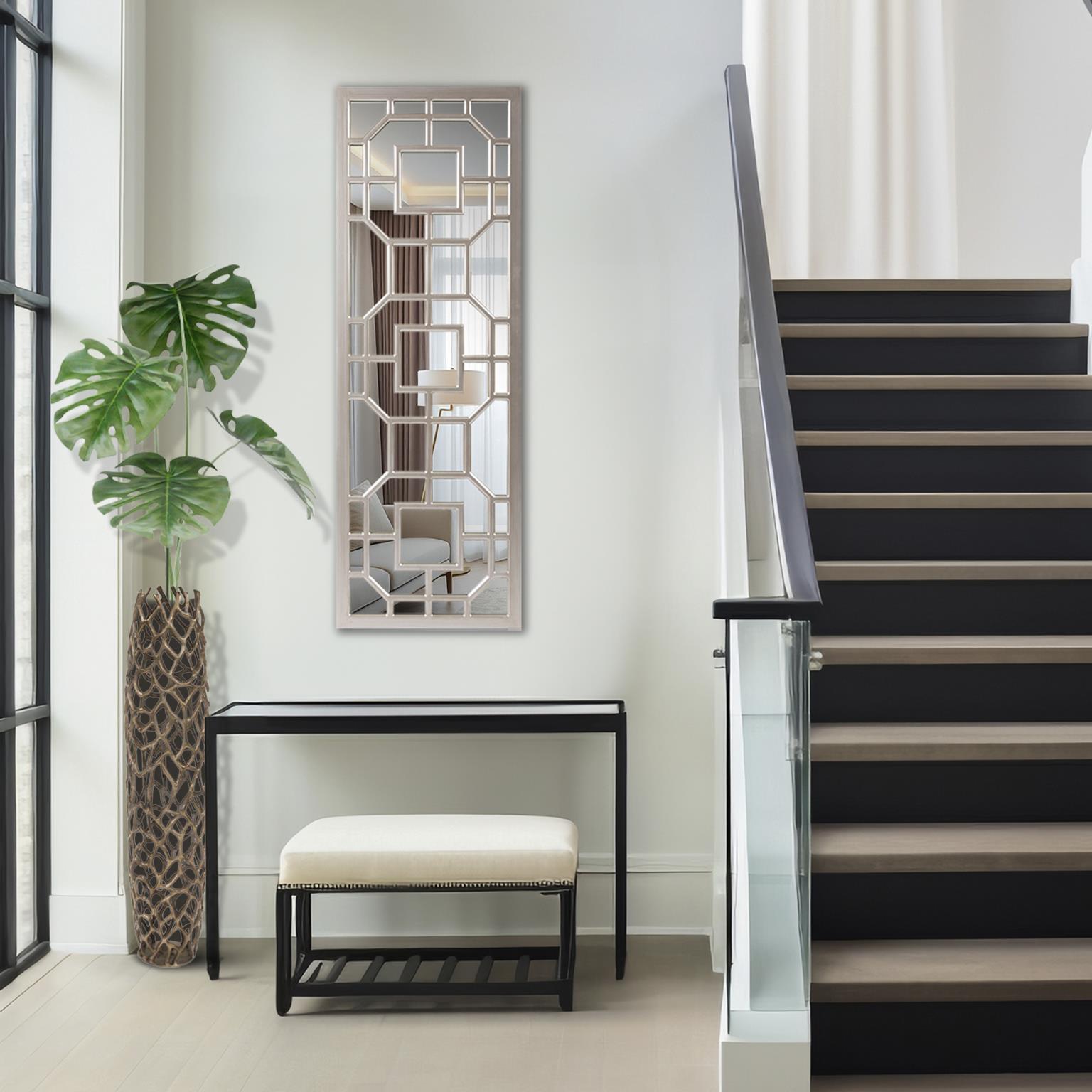 Click here for Howard Elliott Aldrich Accent Mirror  Champagne prices