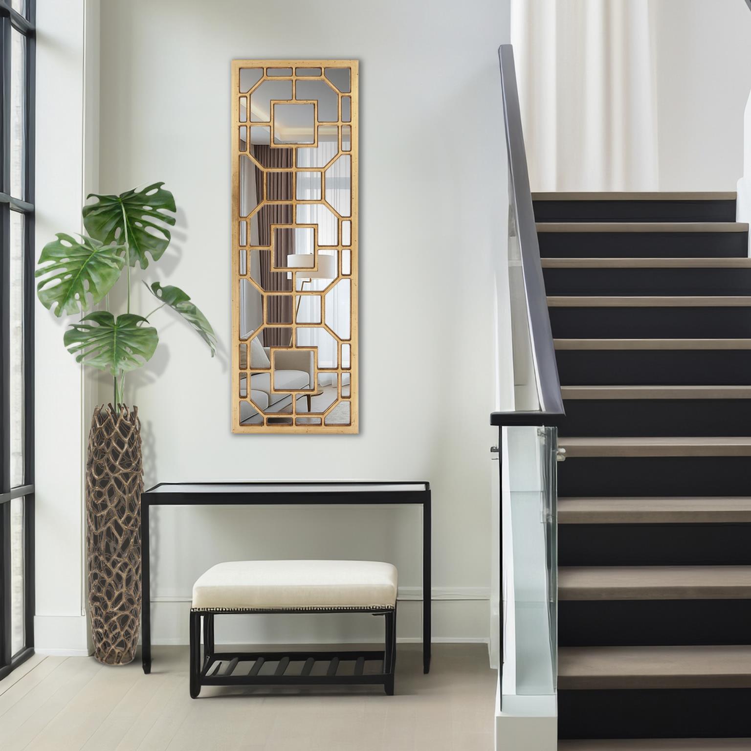 Click here for Howard Elliott Aldrich Accent Mirror  Antique Gold prices