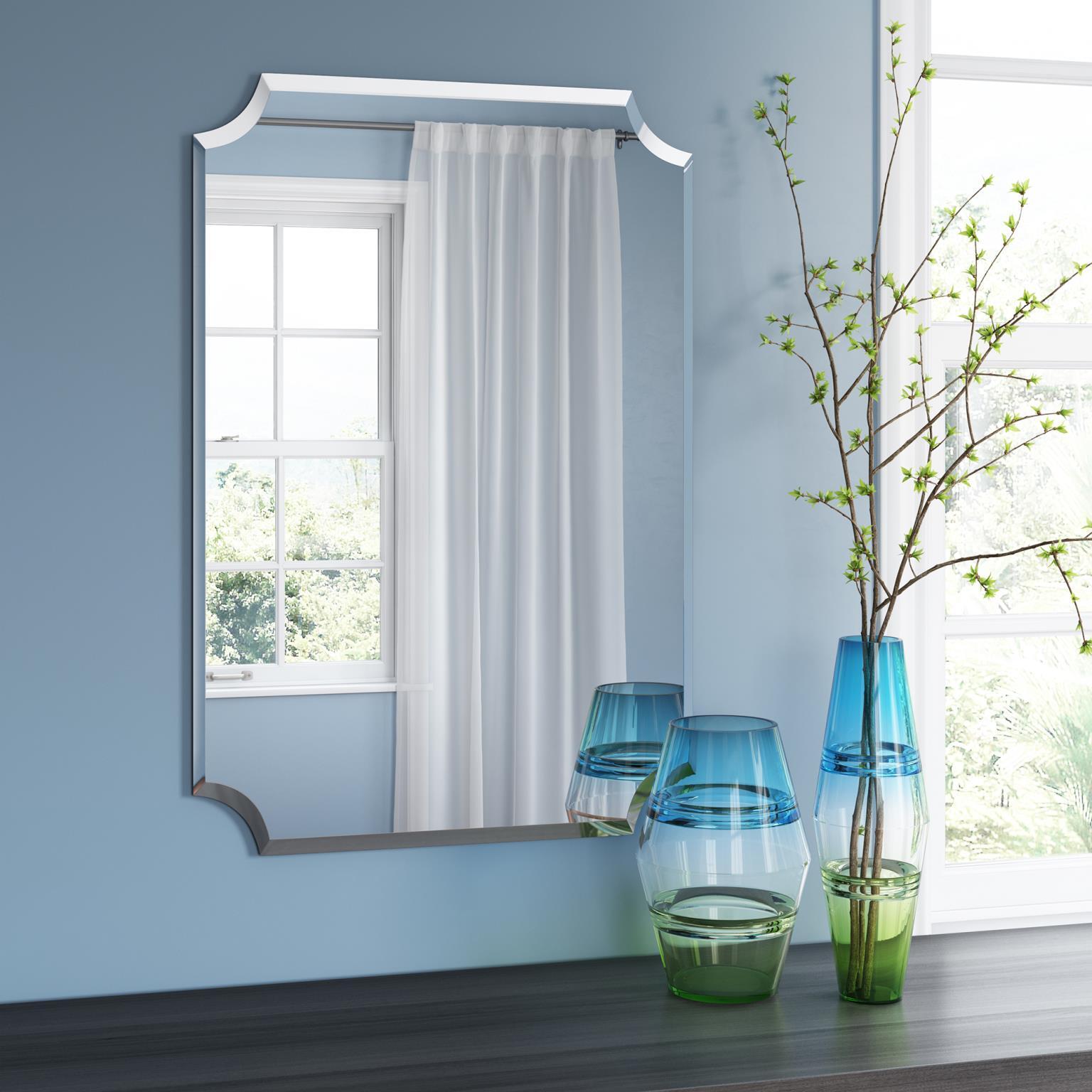 Click here for Howard Elliott Frameless Rectangular Wall Mirror... prices