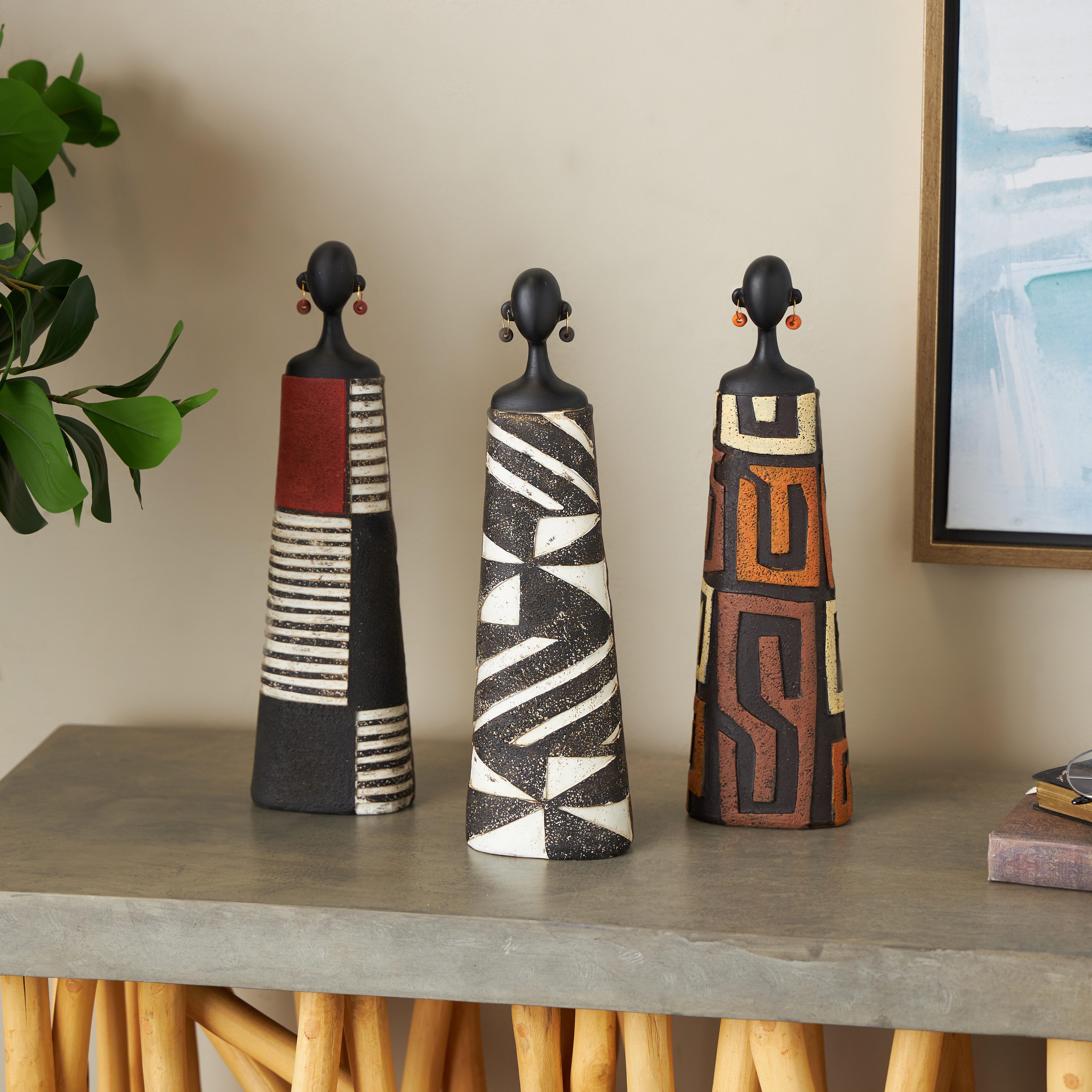 Click here for Bayberry Lane African Woman with Dresswear Sculptu... prices