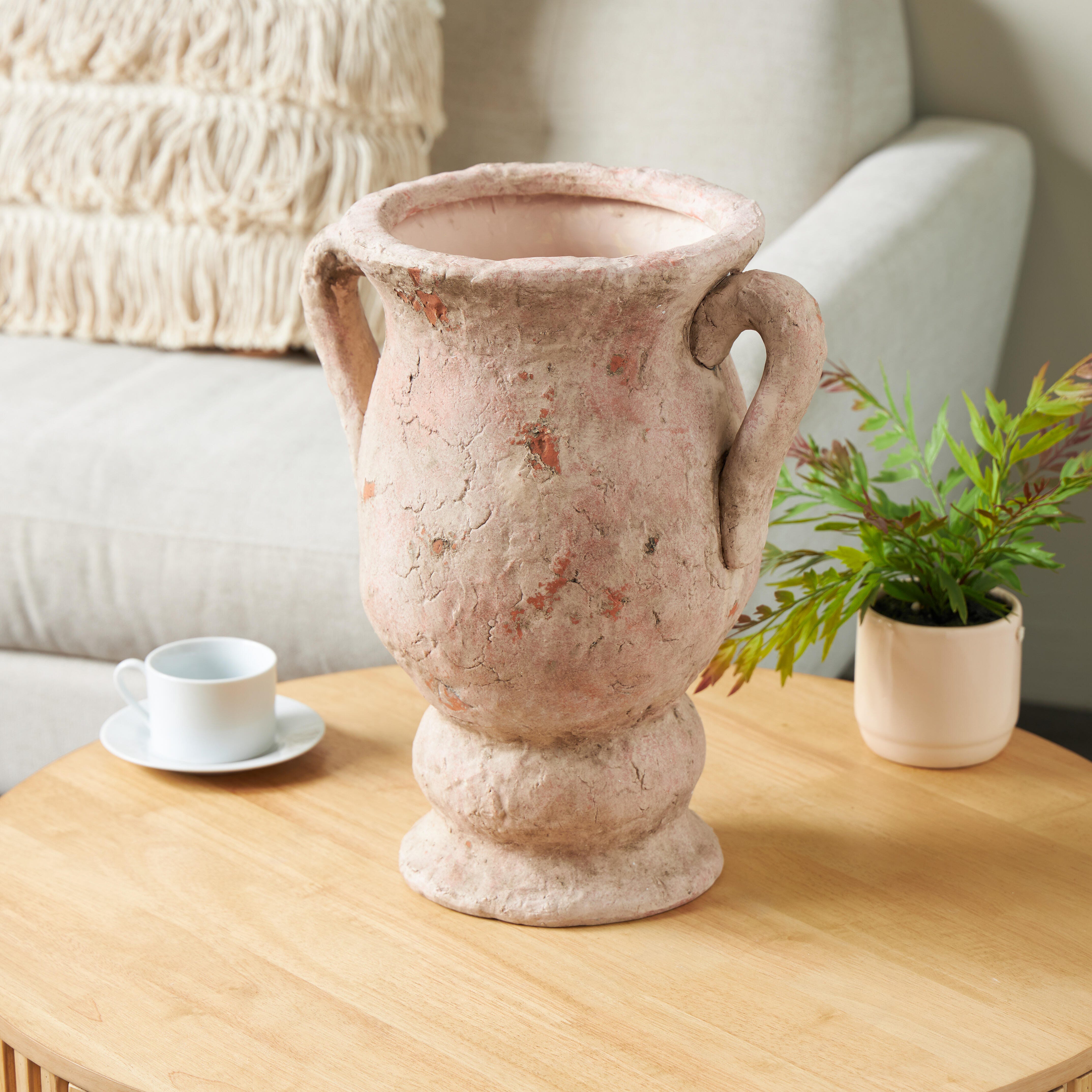Click here for Bayberry Lane Distressed Decorative Vase  Pink prices