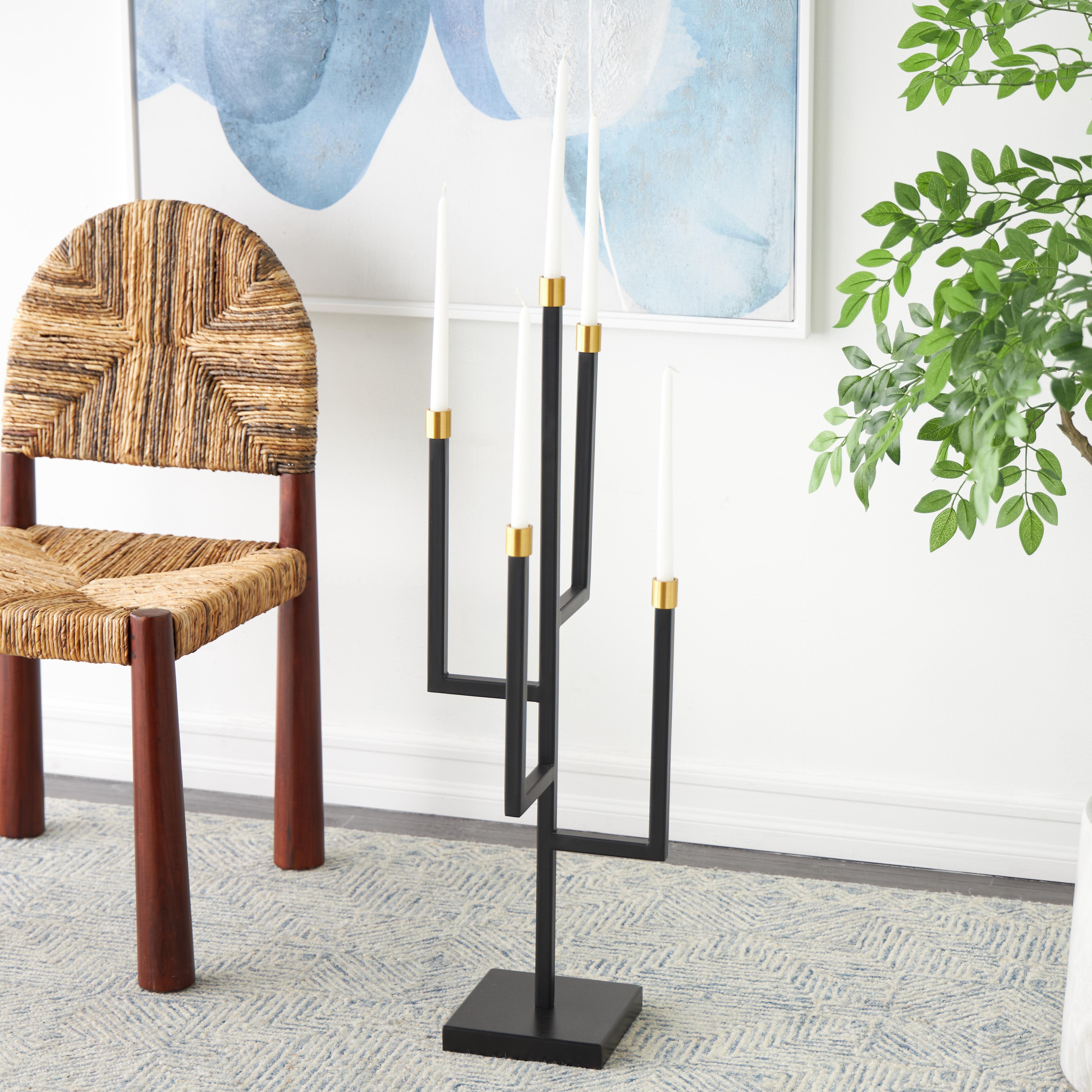 Click here for The Novogratz Decorative Candle Candelabra  Black prices