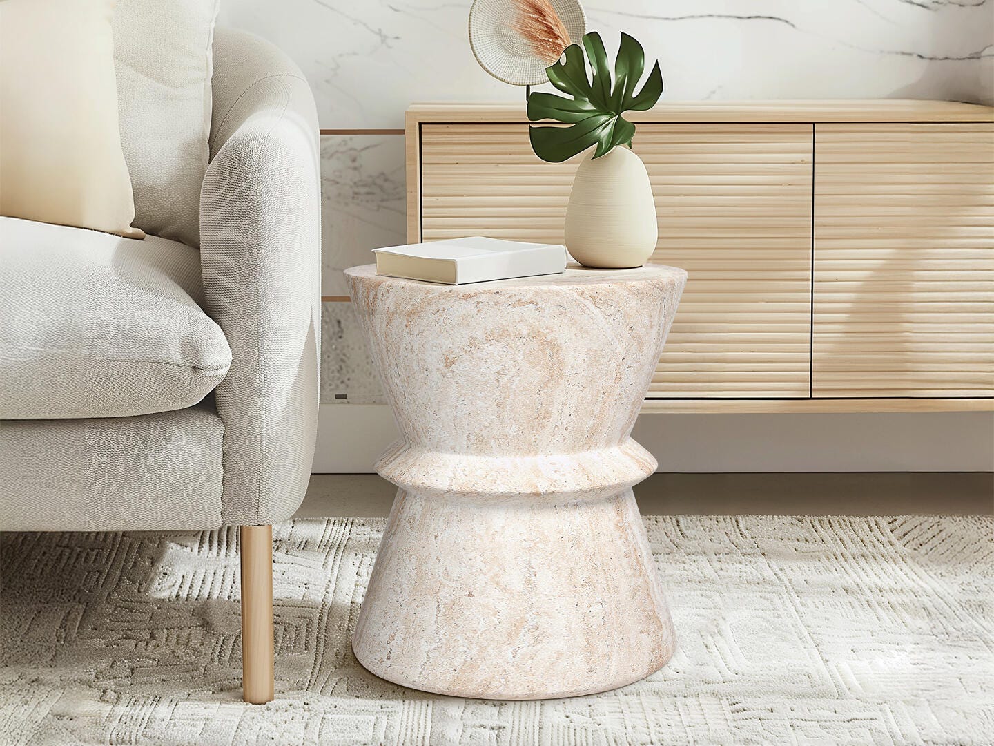 Click here for Empire Art Direct Ethereal Fusion Accent Side Tabl... prices