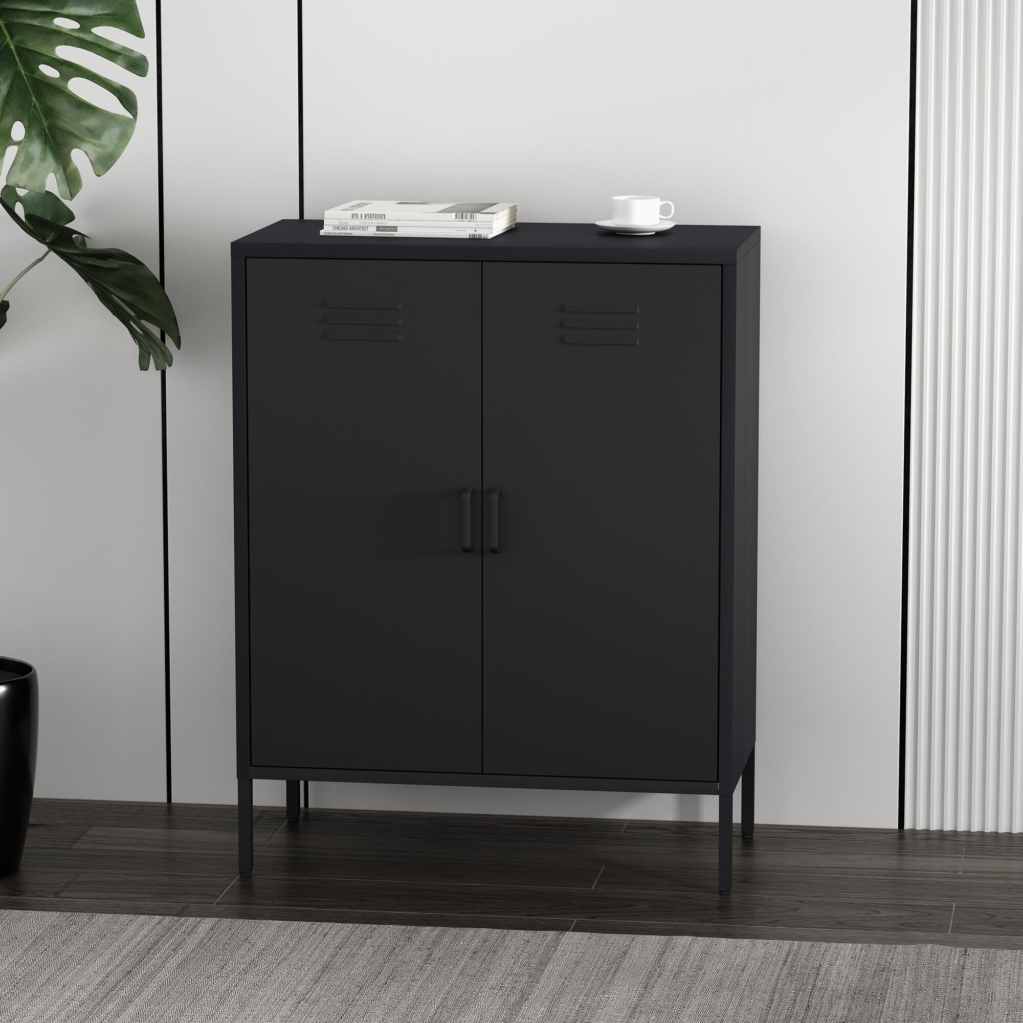 Click here for Manhattan Comfort Naomi 31 Accent Cabinet  Black prices