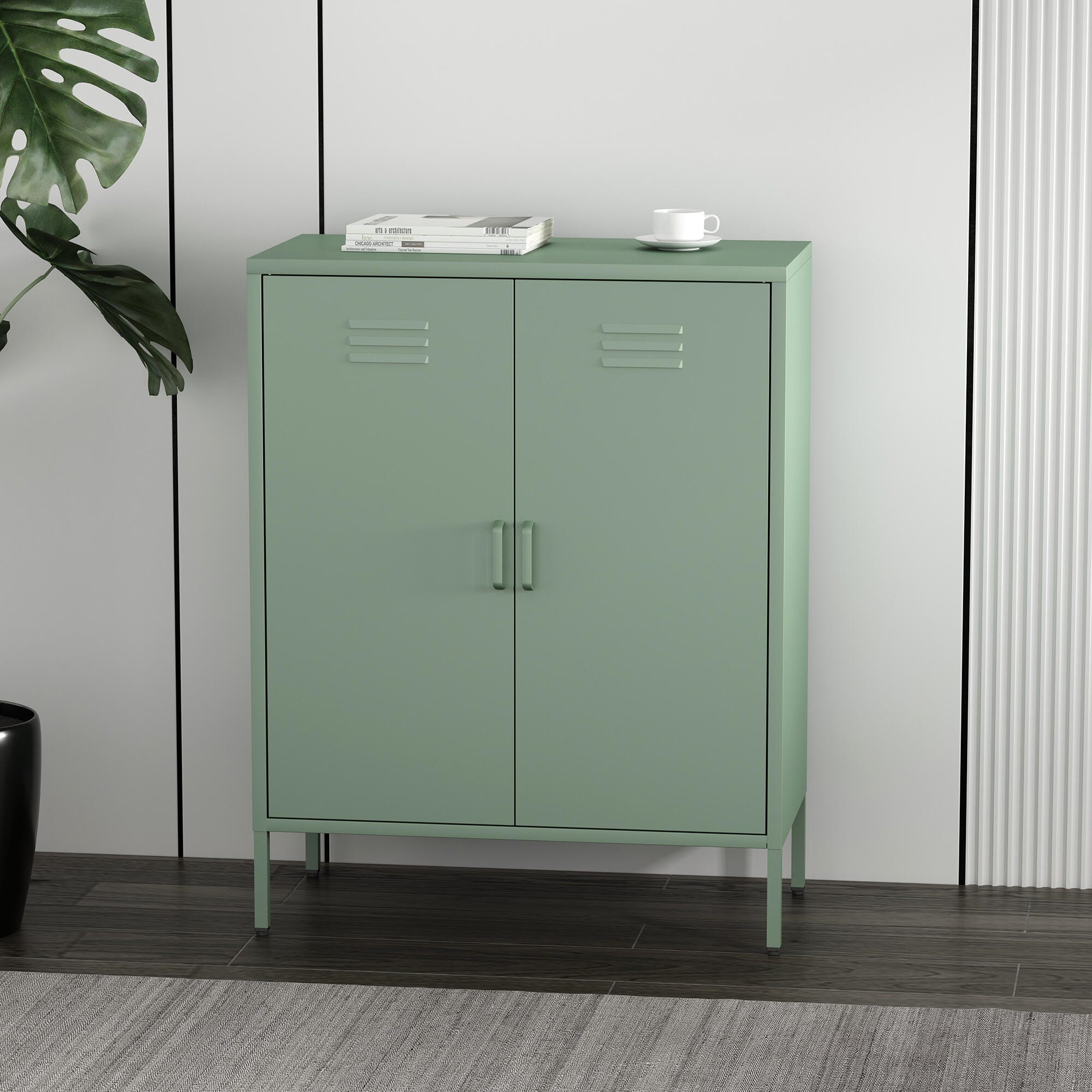 Click here for Manhattan Comfort Naomi 31 Accent Cabinet  Green prices