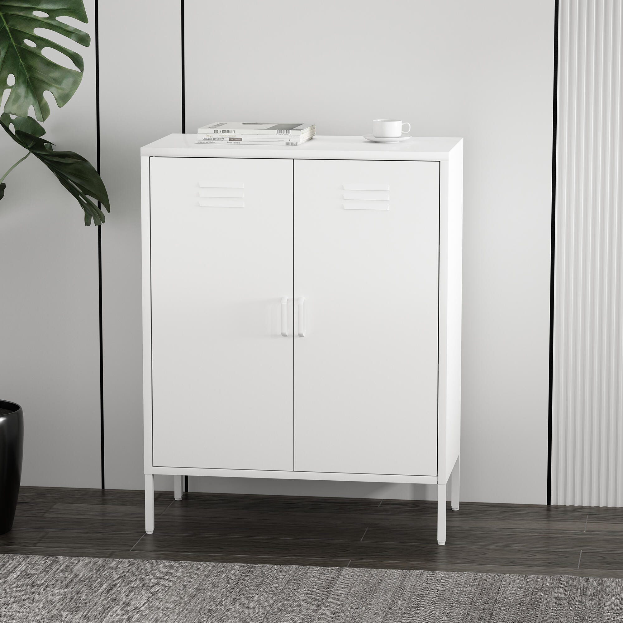 Click here for Manhattan Comfort Naomi 31 Accent Cabinet  White prices