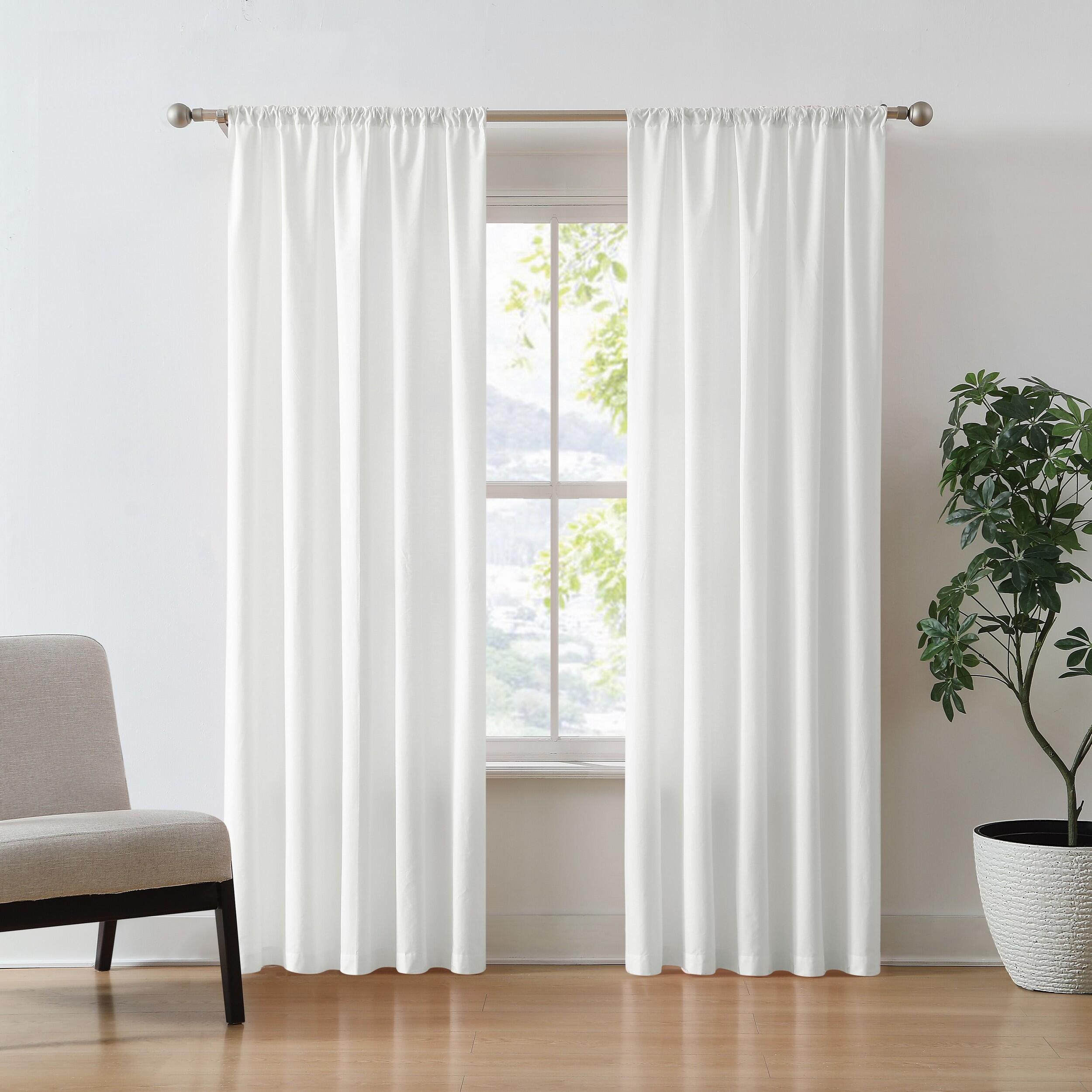 Click here for Brooklyn Loom 96 Window Panel Pair  White prices