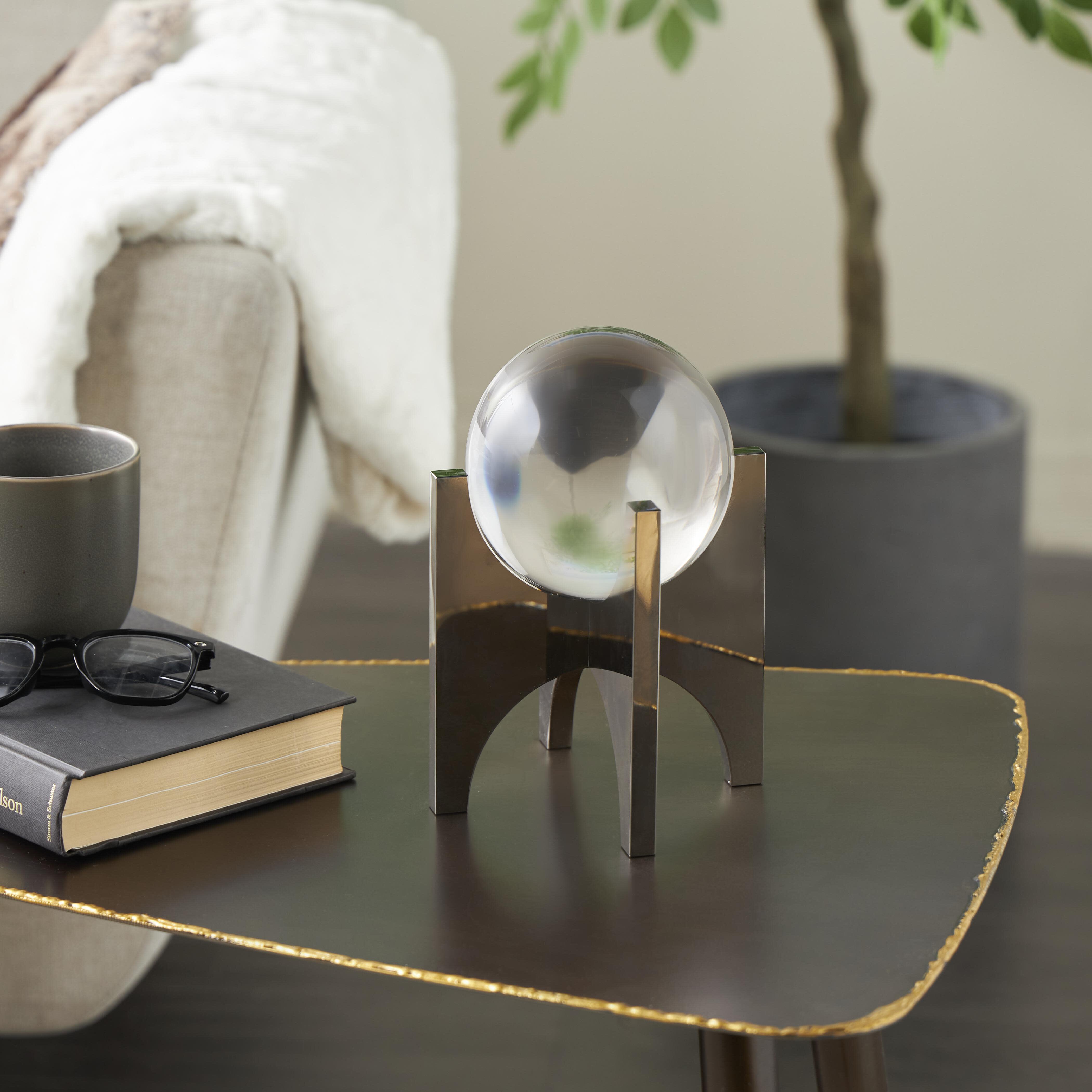 Click here for Bayberry Lane Decorative Clear Orb with X-Shaped H... prices