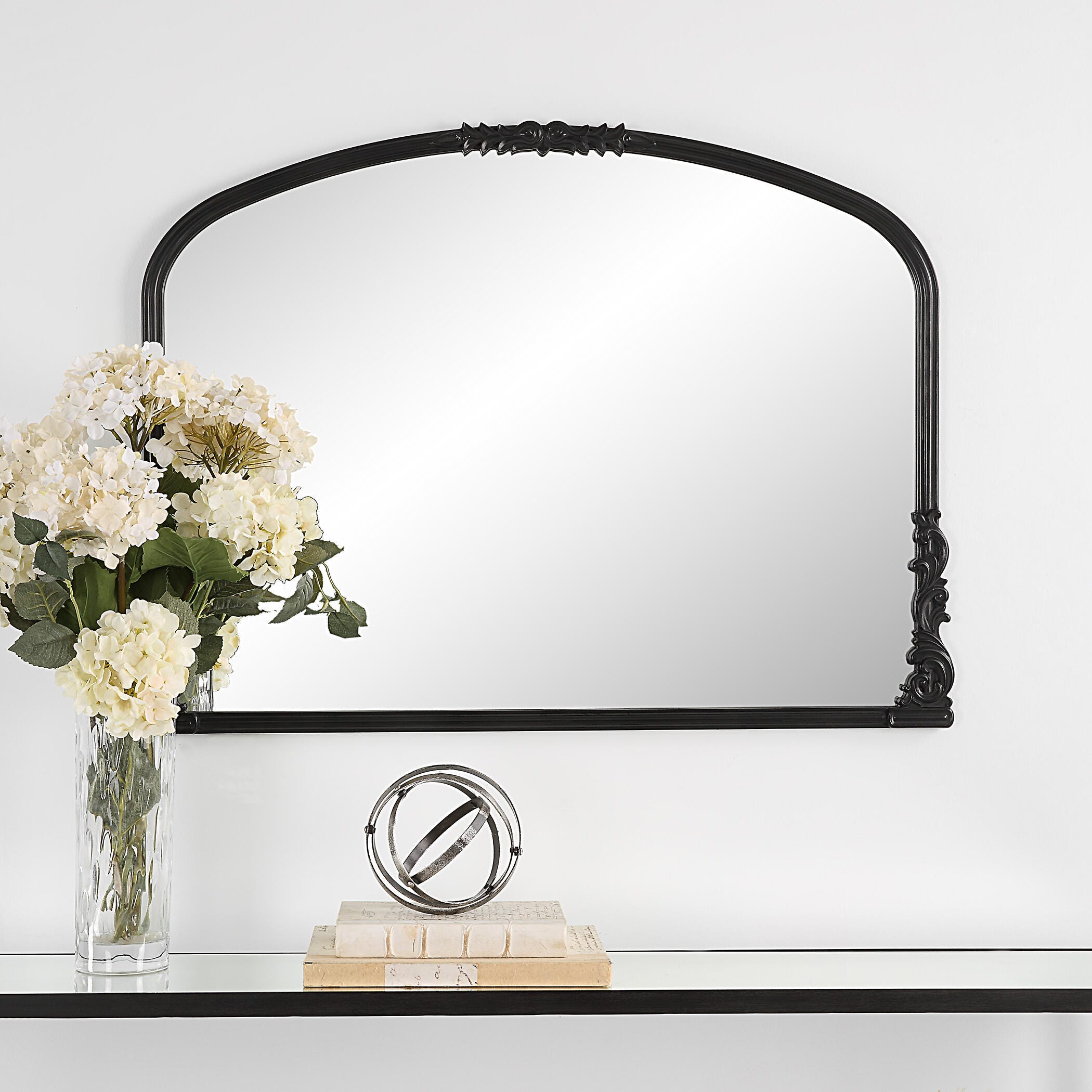 Click here for Exalted Living Baroque Wall Mirror  Black prices