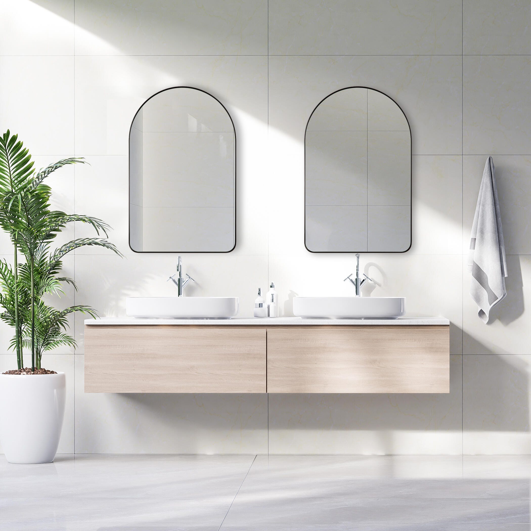 Click here for Exalted Living Accent Wall Mirror  Black prices