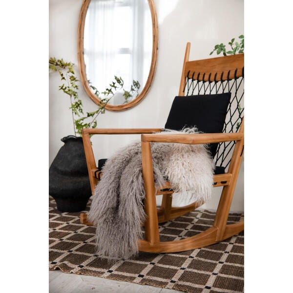 Click here for Storied Home Rattan Wrapped Frame Wall Mirror  Nat... prices