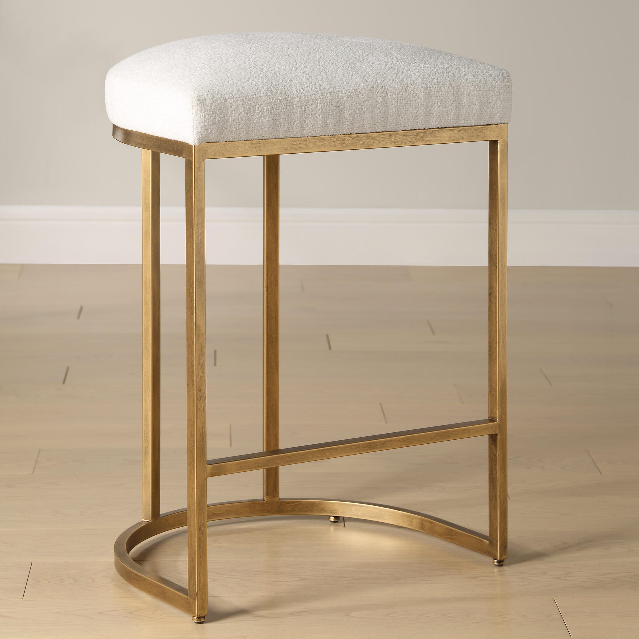 Click here for Exalted Living Counter Height Bar Stool  White prices