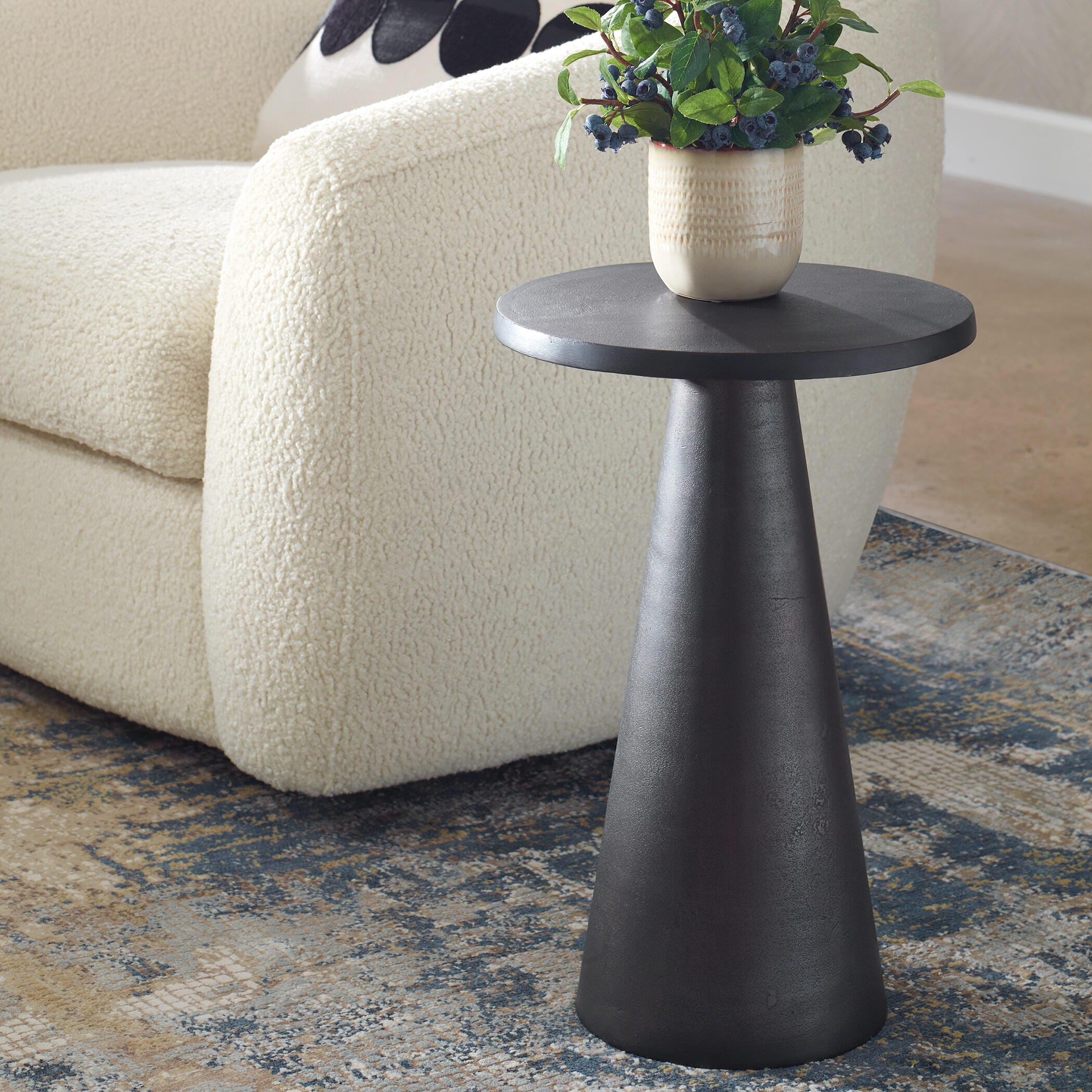 Click here for Exalted Living Pedestal Accent Table  Brown prices