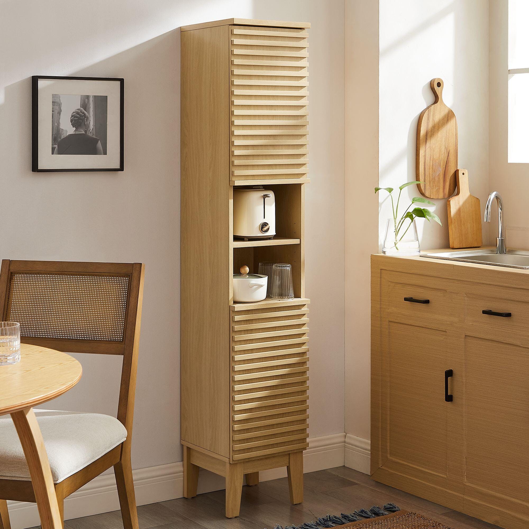 Click here for Modway Render Storage Cabinet  Oak prices