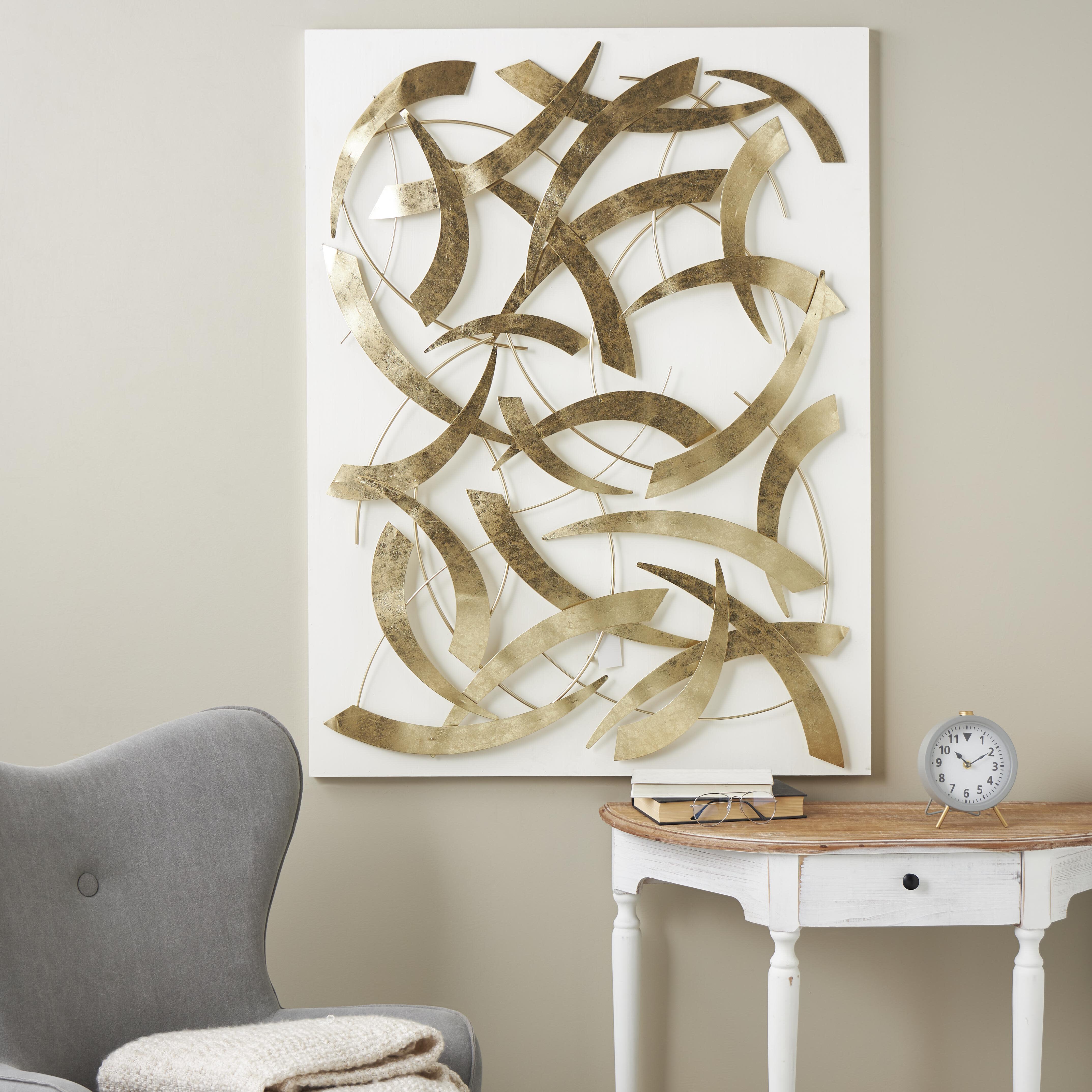 Click here for Bayberry Lane Curved Rod Wall Decor  Gold prices