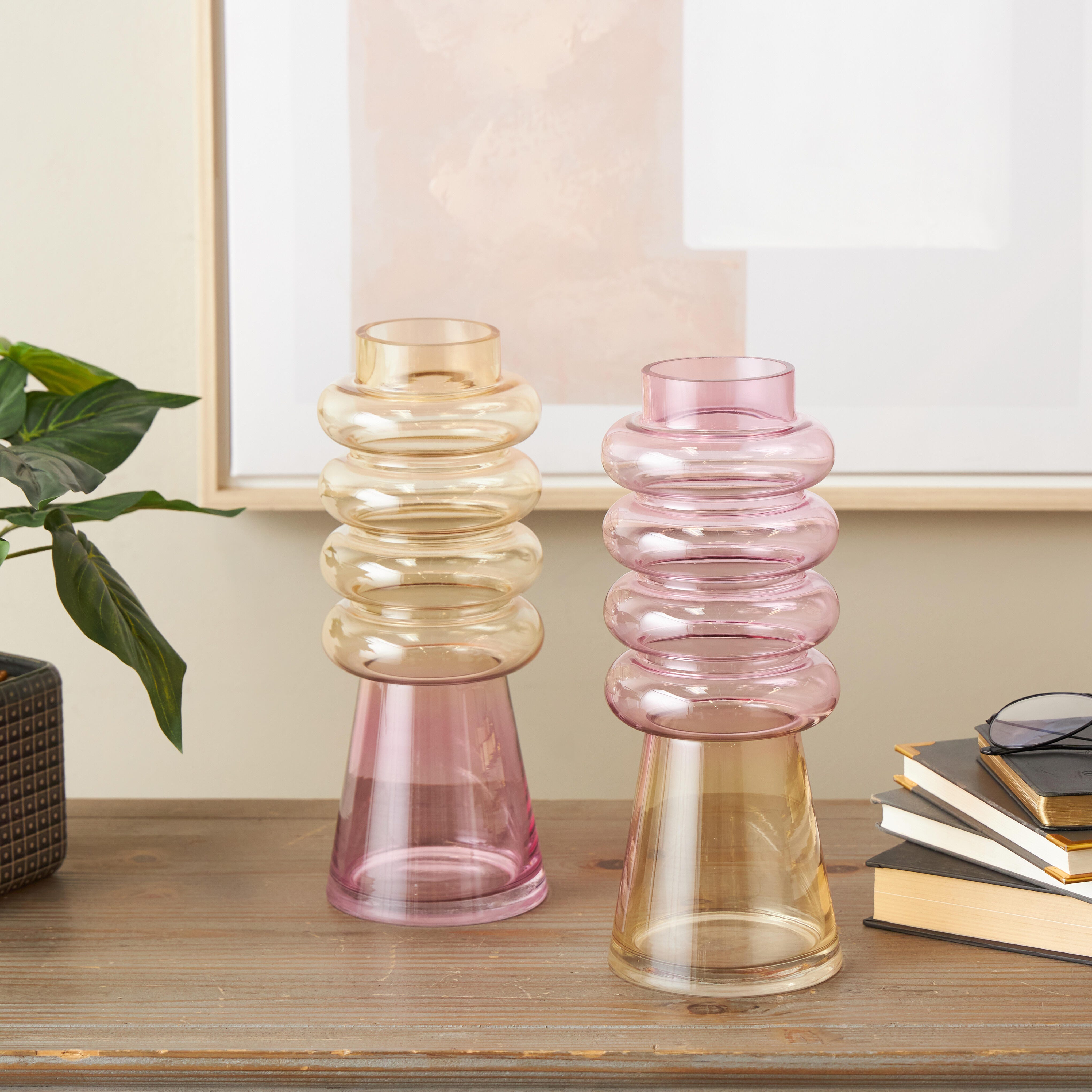 Click here for Bayberry Lane Tinted Vase (Set of 2)  Multi prices