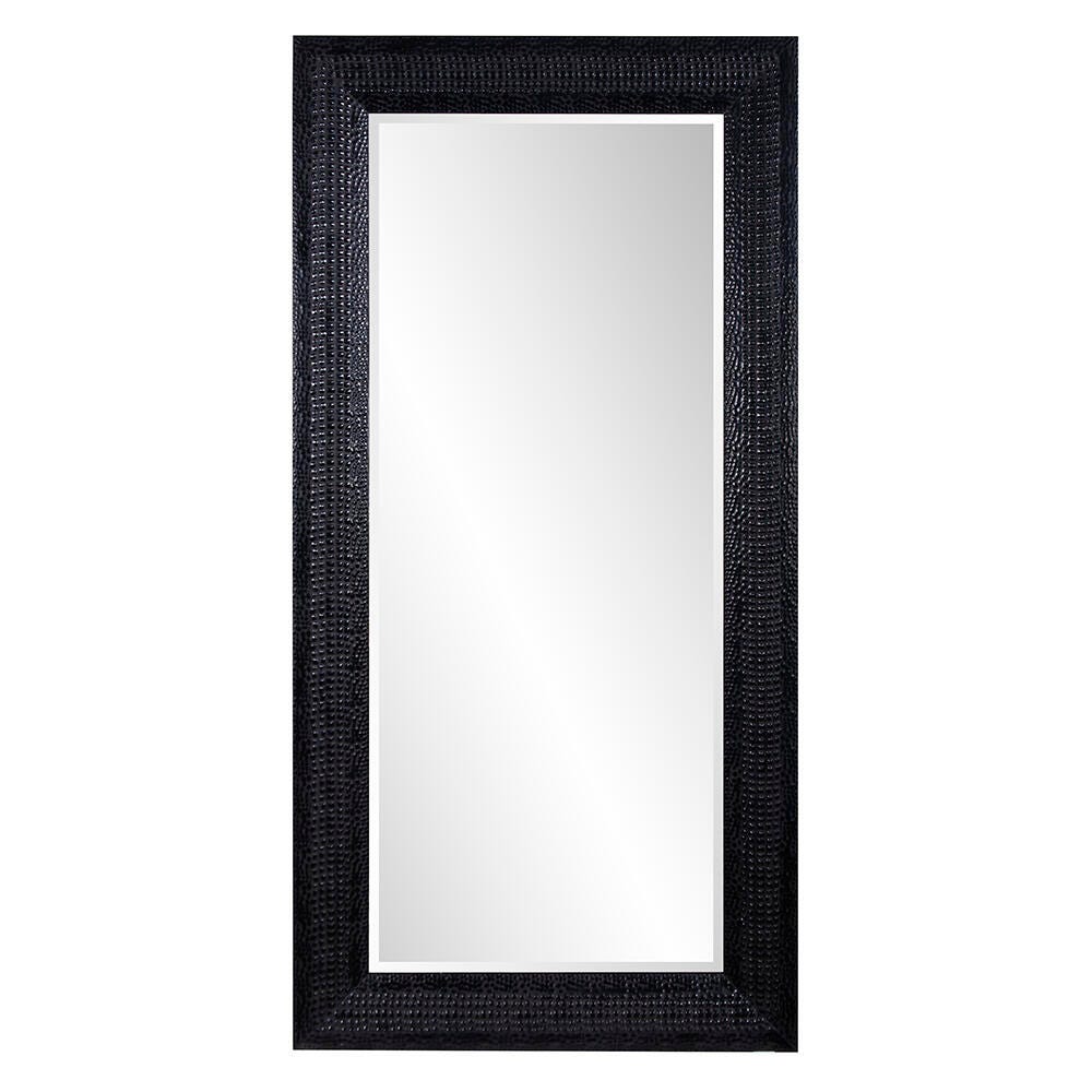 Click here for Ashley Luxe Embossed Leather Frame Floor Mirror  B... prices