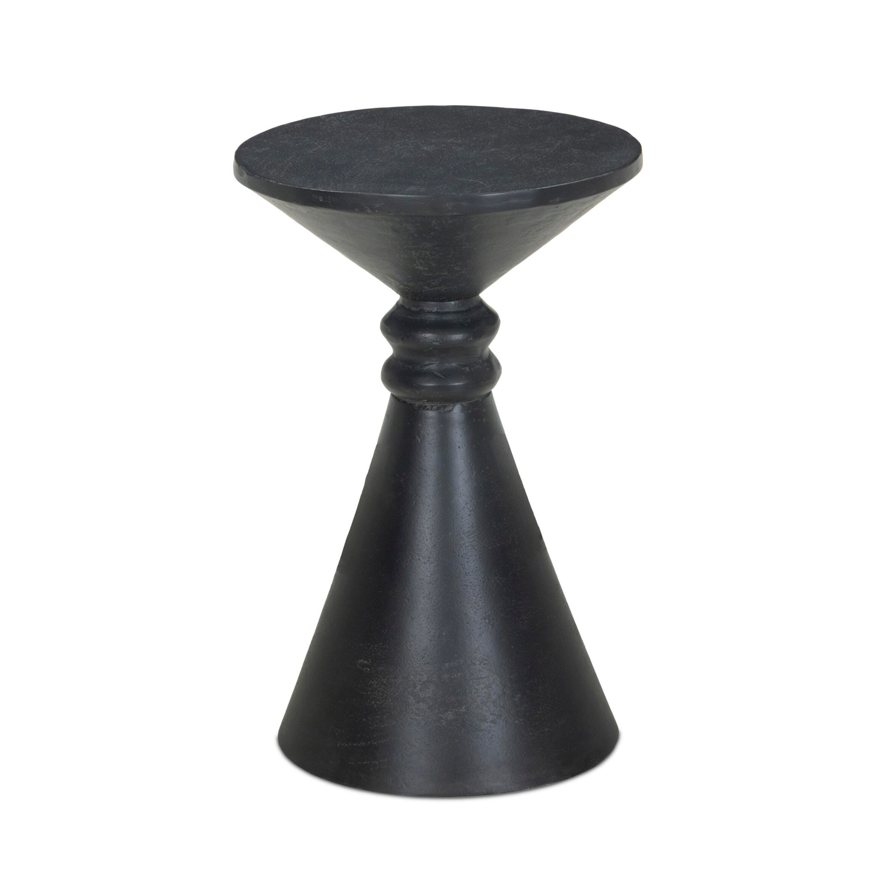 Click here for Ashley Luxe Aluminum Hourglass Accent Table prices