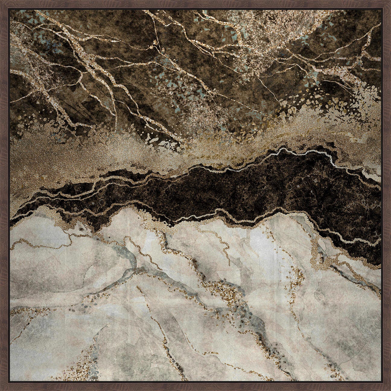 Click here for Ashley Luxe Striated Stone Giclée Canvas prices