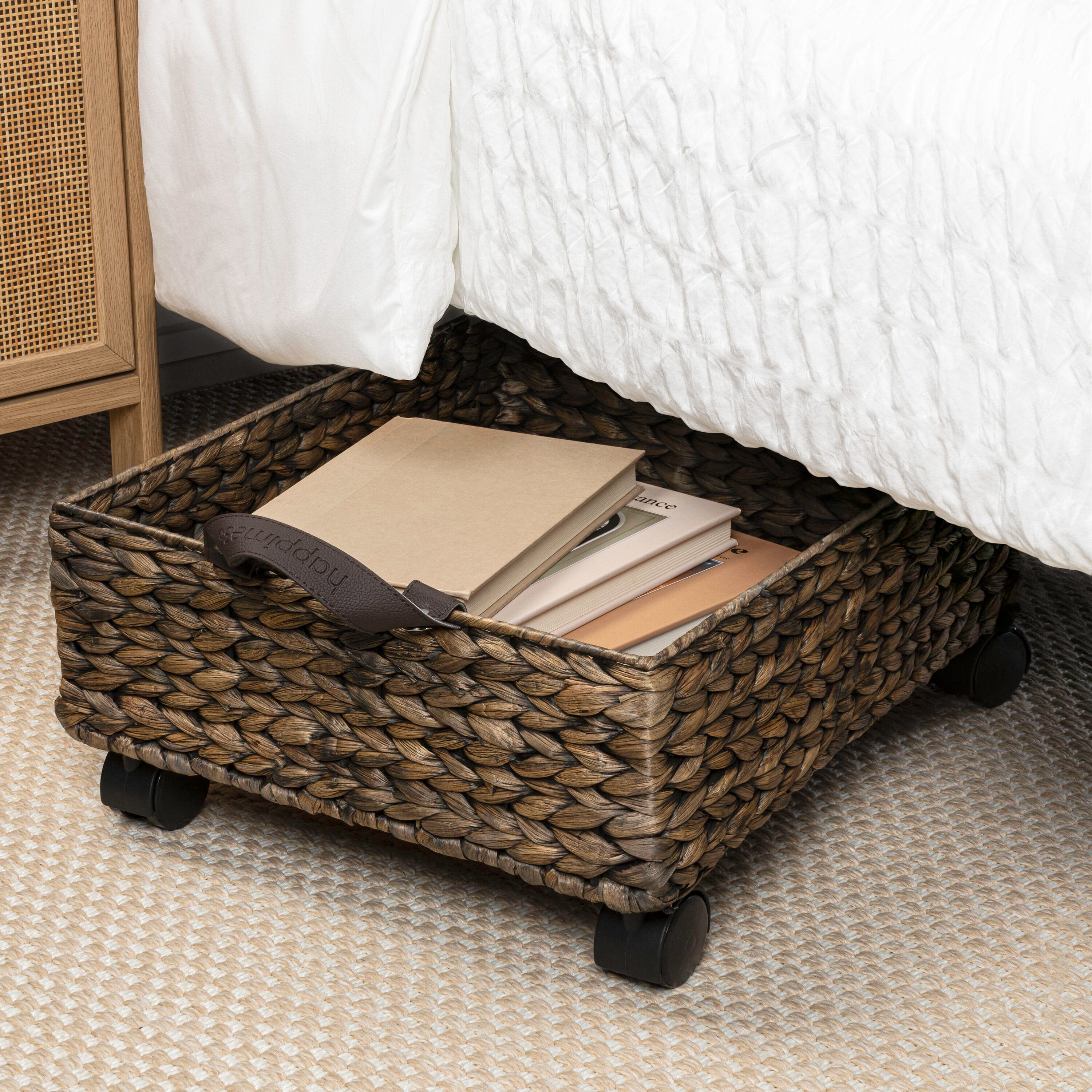 Click here for HAPPIMESS Adaline Storage Basket  Brown prices