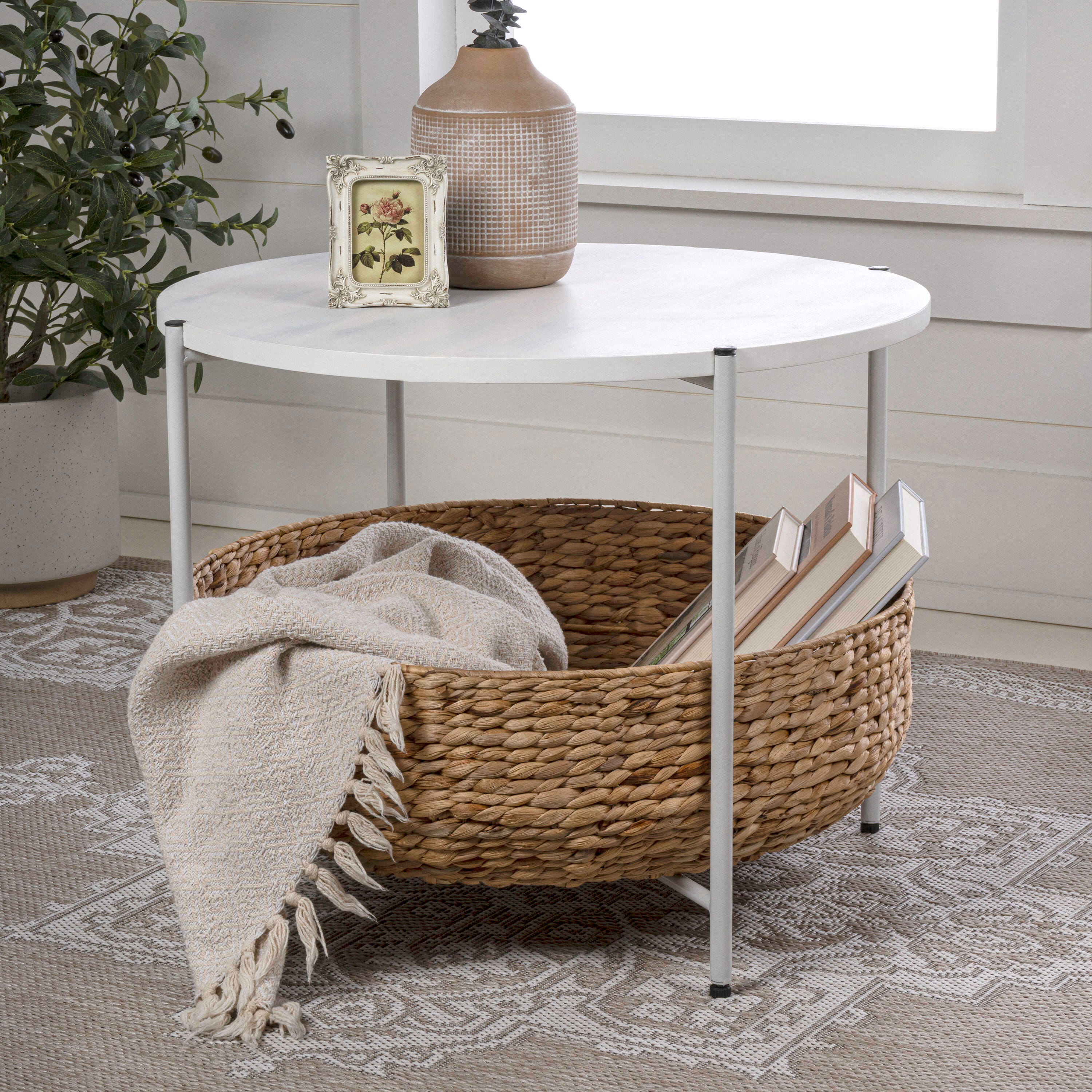 Click here for HAPPIMESS Carly Storage Coffee Table  White prices