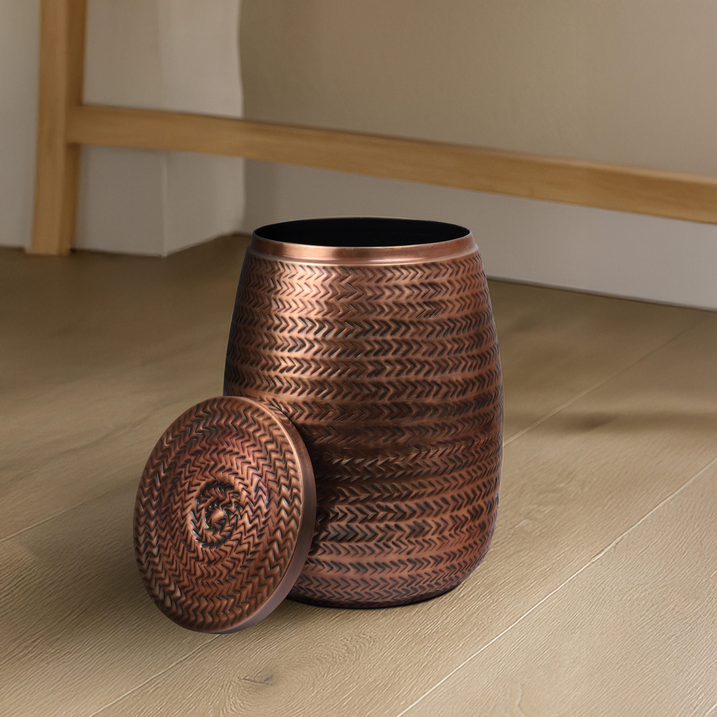 Click here for HAPPIMESS Jasper Storage Side Table  Antique Coppe... prices