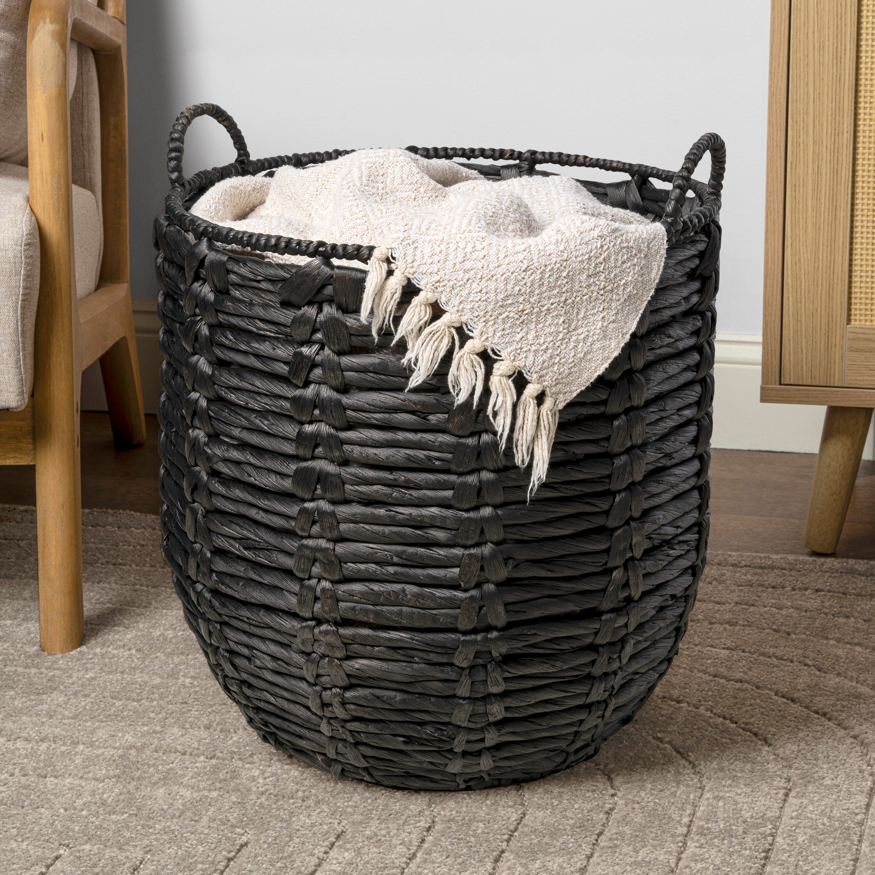 Click here for HAPPIMESS Laurel Laundry Hamper Basket  Black prices