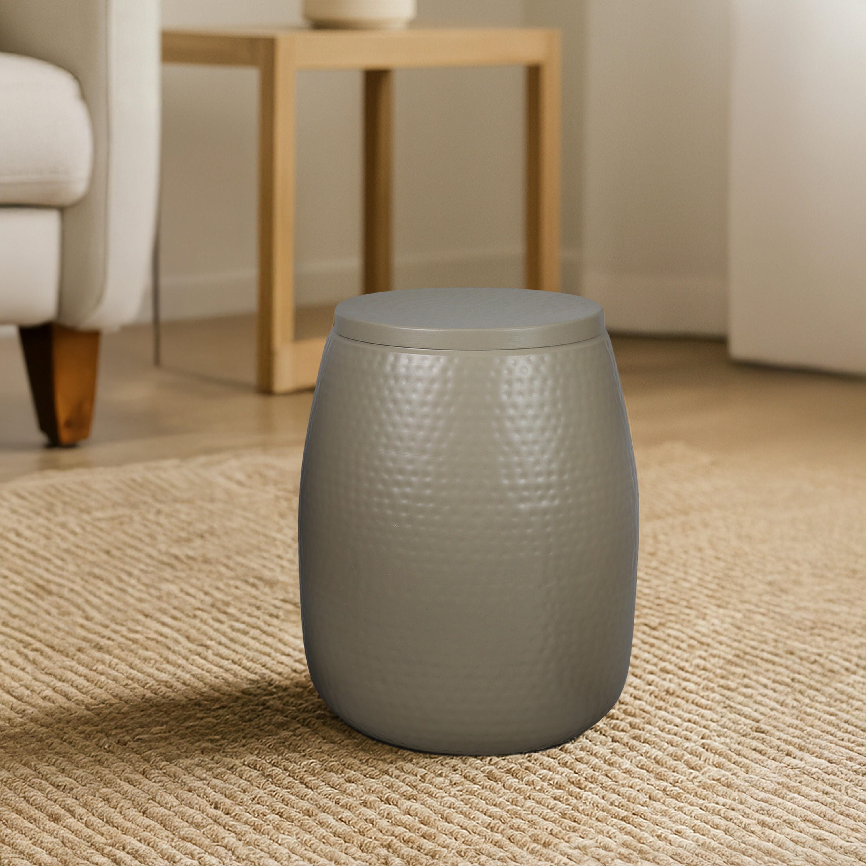 Click here for HAPPIMESS Merida Storage Side Table  Almond prices