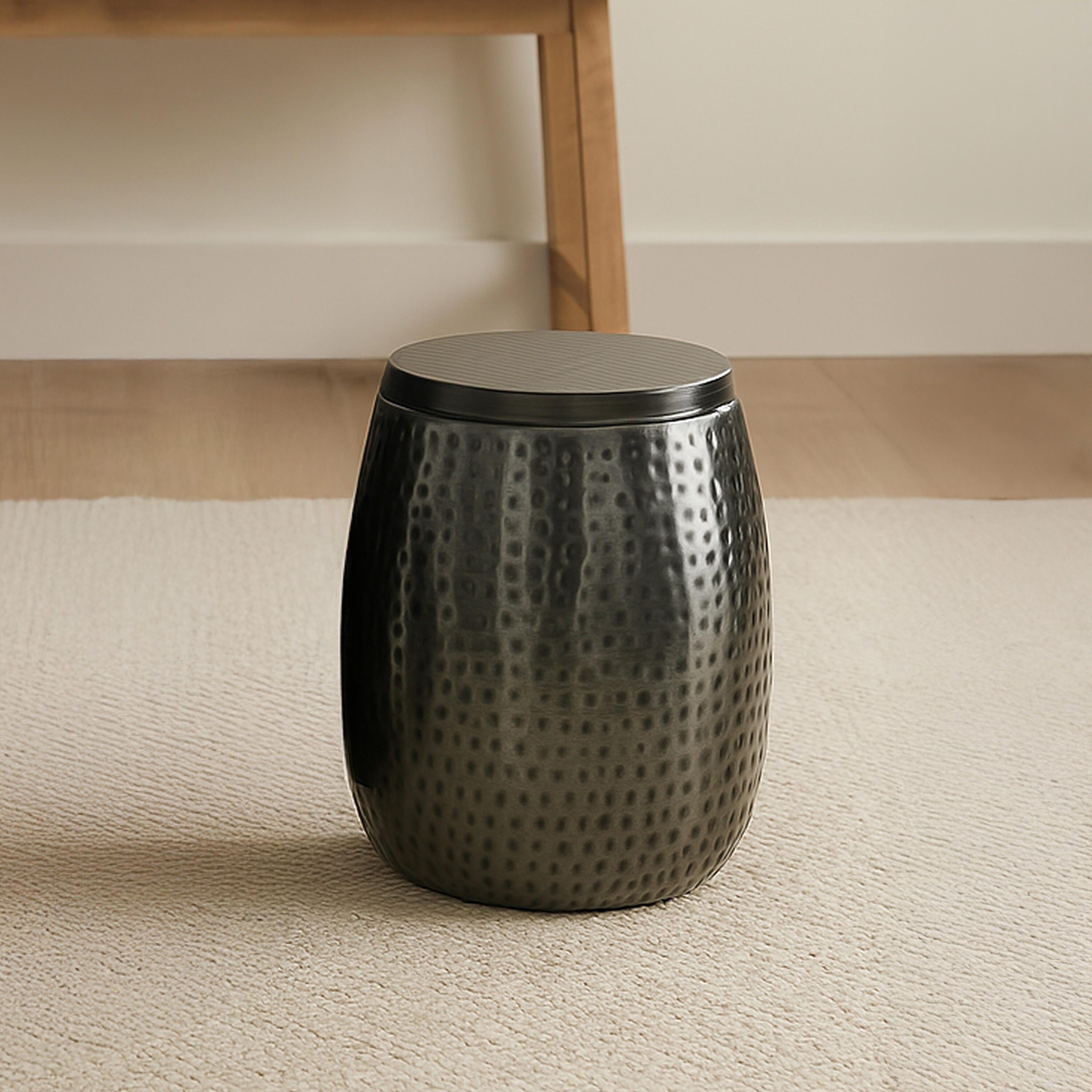 Click here for HAPPIMESS Merida Storage Side Table  Antique Nicke... prices