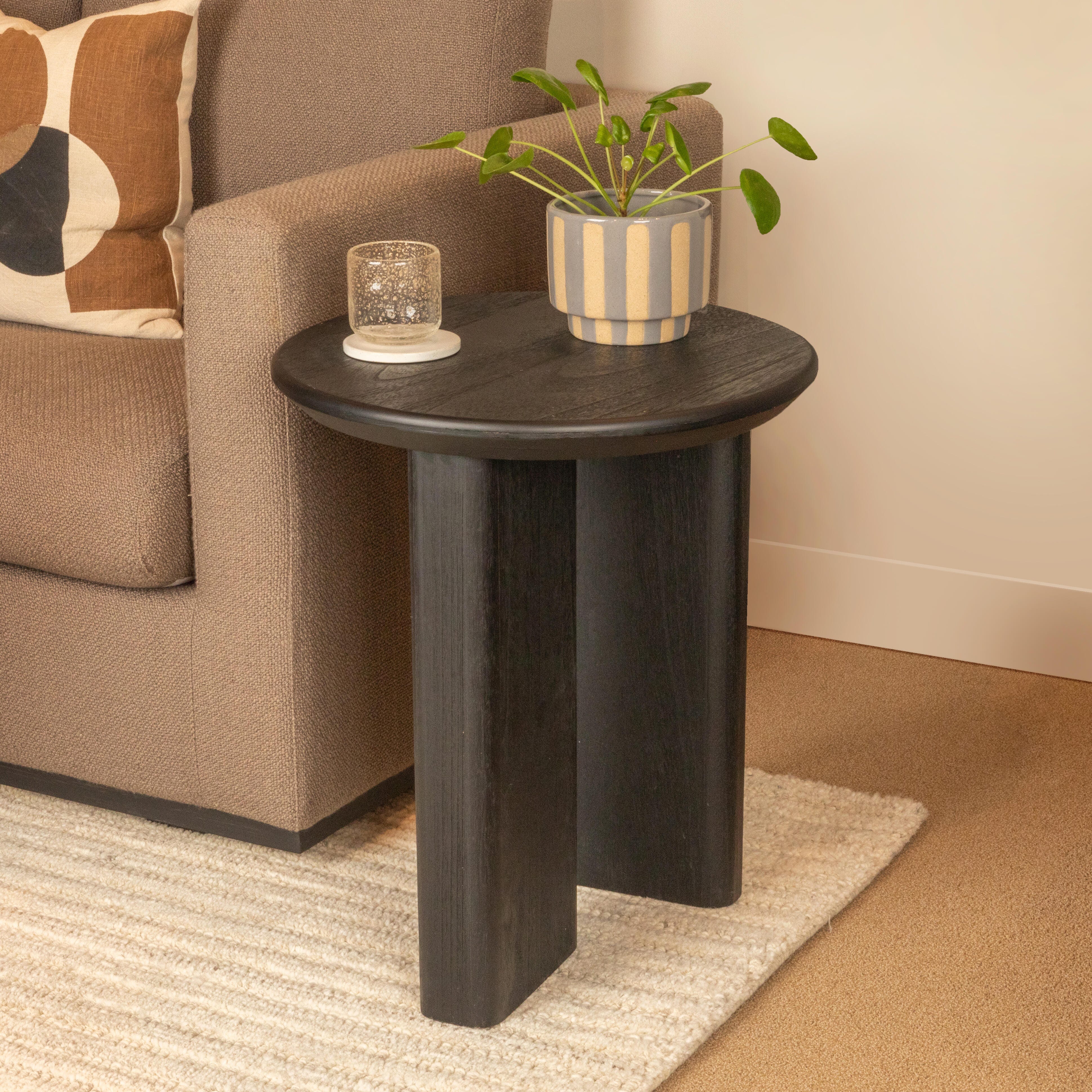 Click here for Storied Home Asymmetrical End Table  Black prices