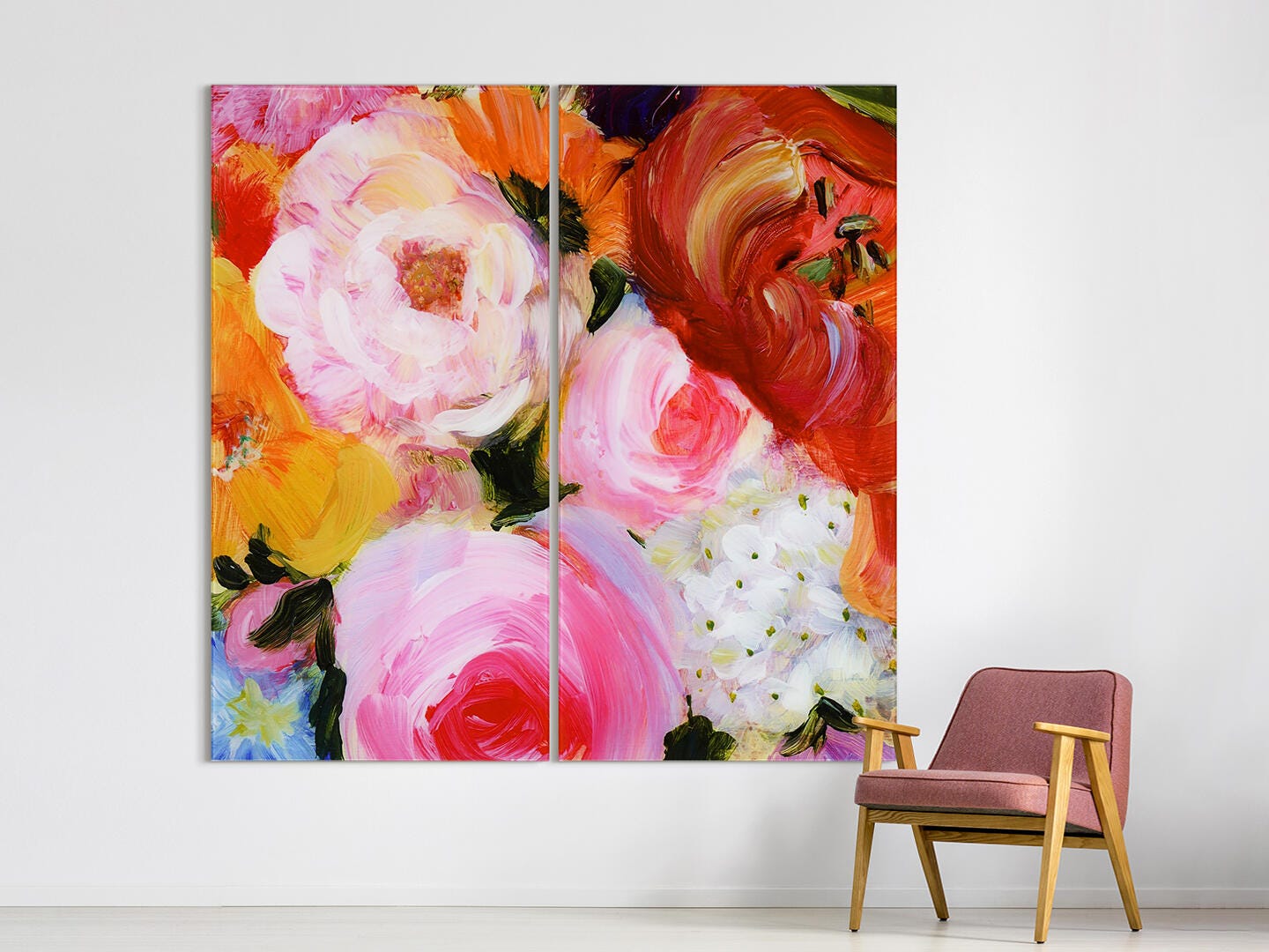 Click here for Empire Art Direct Rouge Wall Art Set 72 x 72  Mult... prices