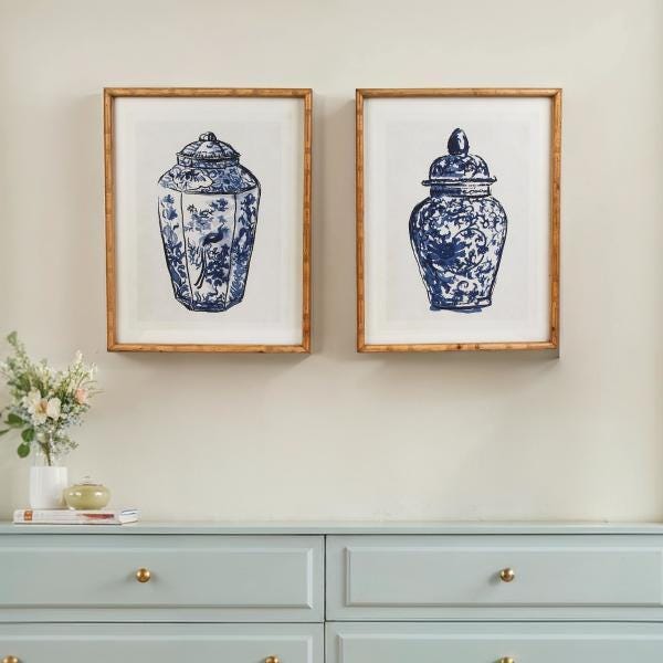 Click here for Storied Home Ginger Jar Wall Art 22 X 27 (Set of 2... prices