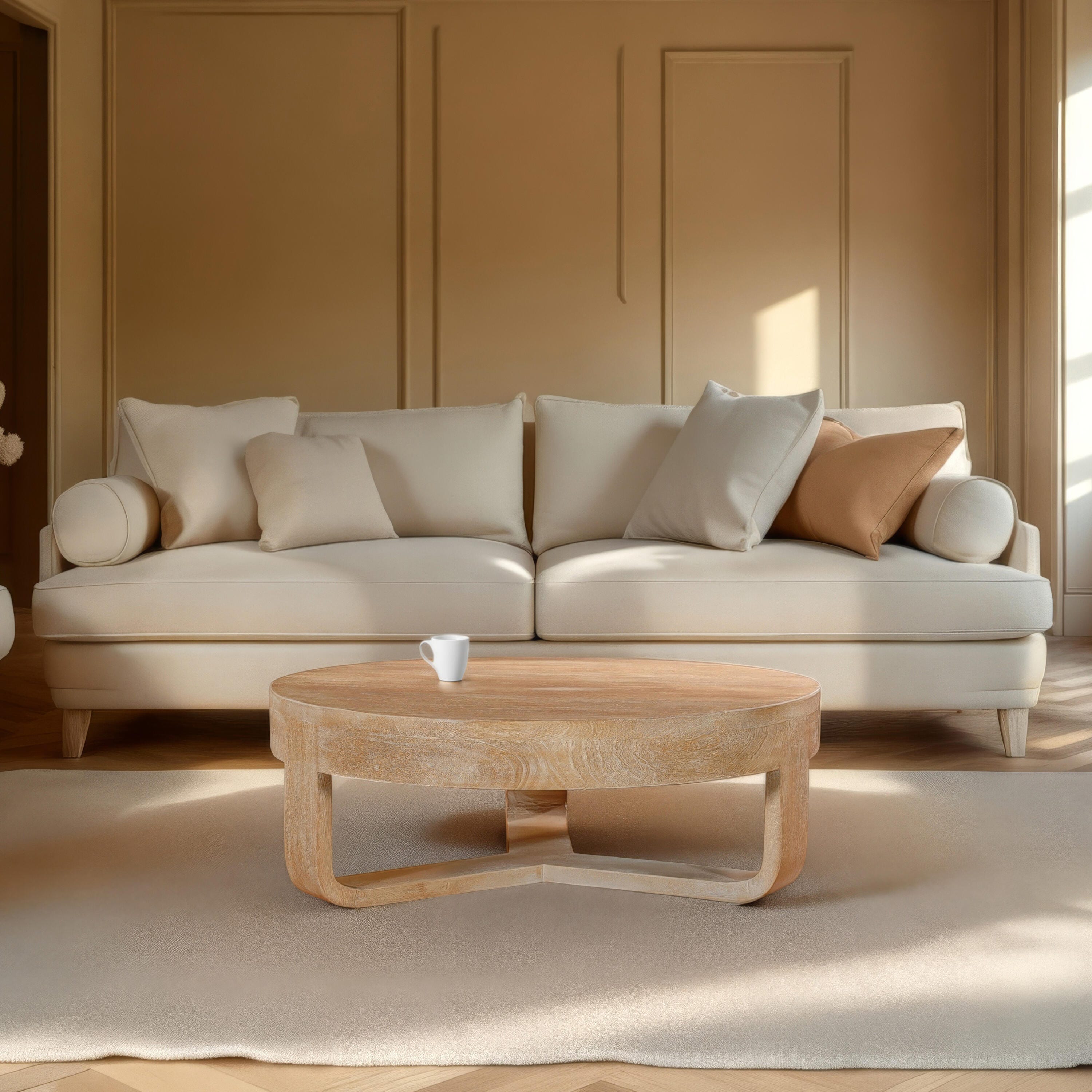 Click here for Benzara Milan Coffee Table  Natural Brown prices