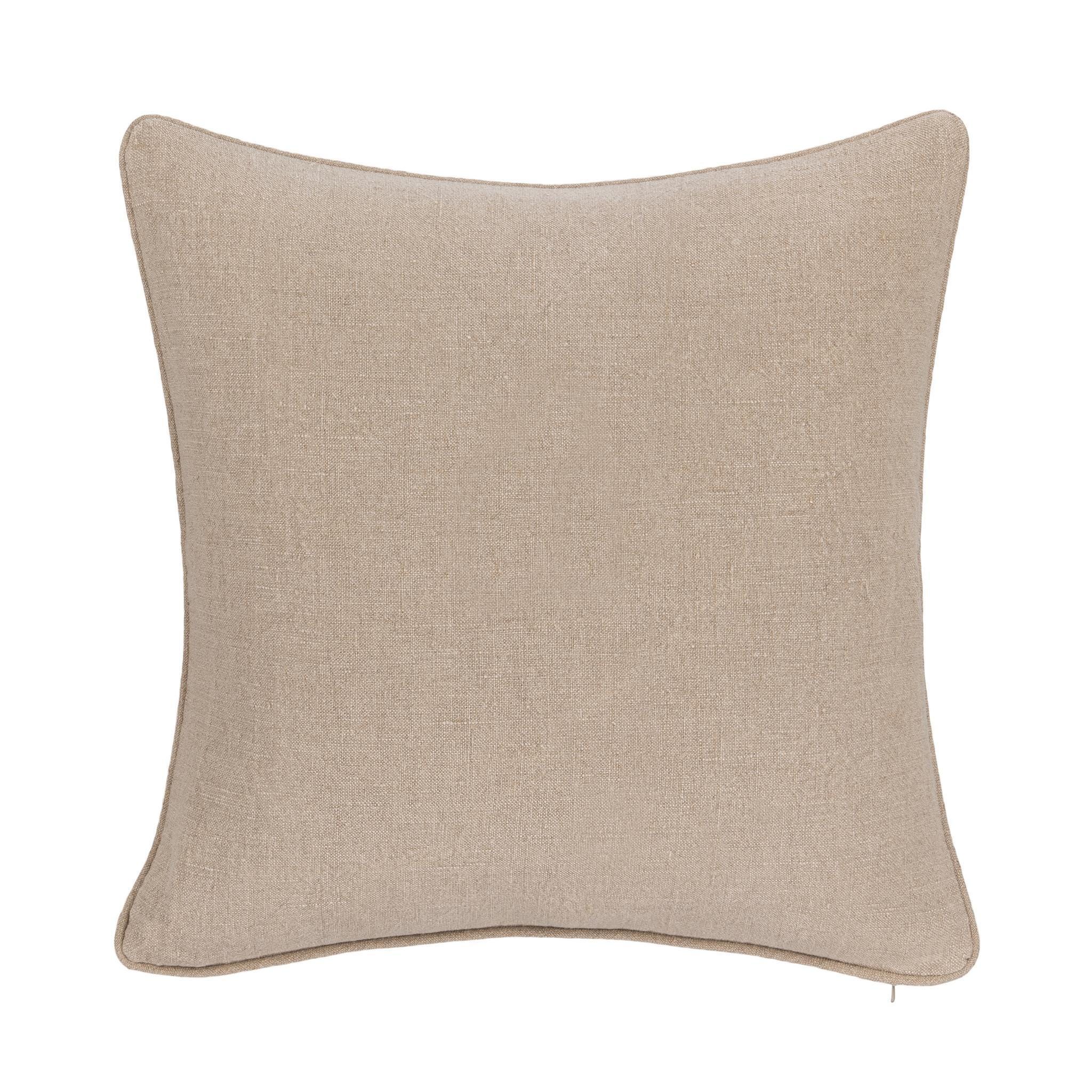 Click here for Ashley Luxe Stonewashed Linen Throw Pillow  Natura... prices